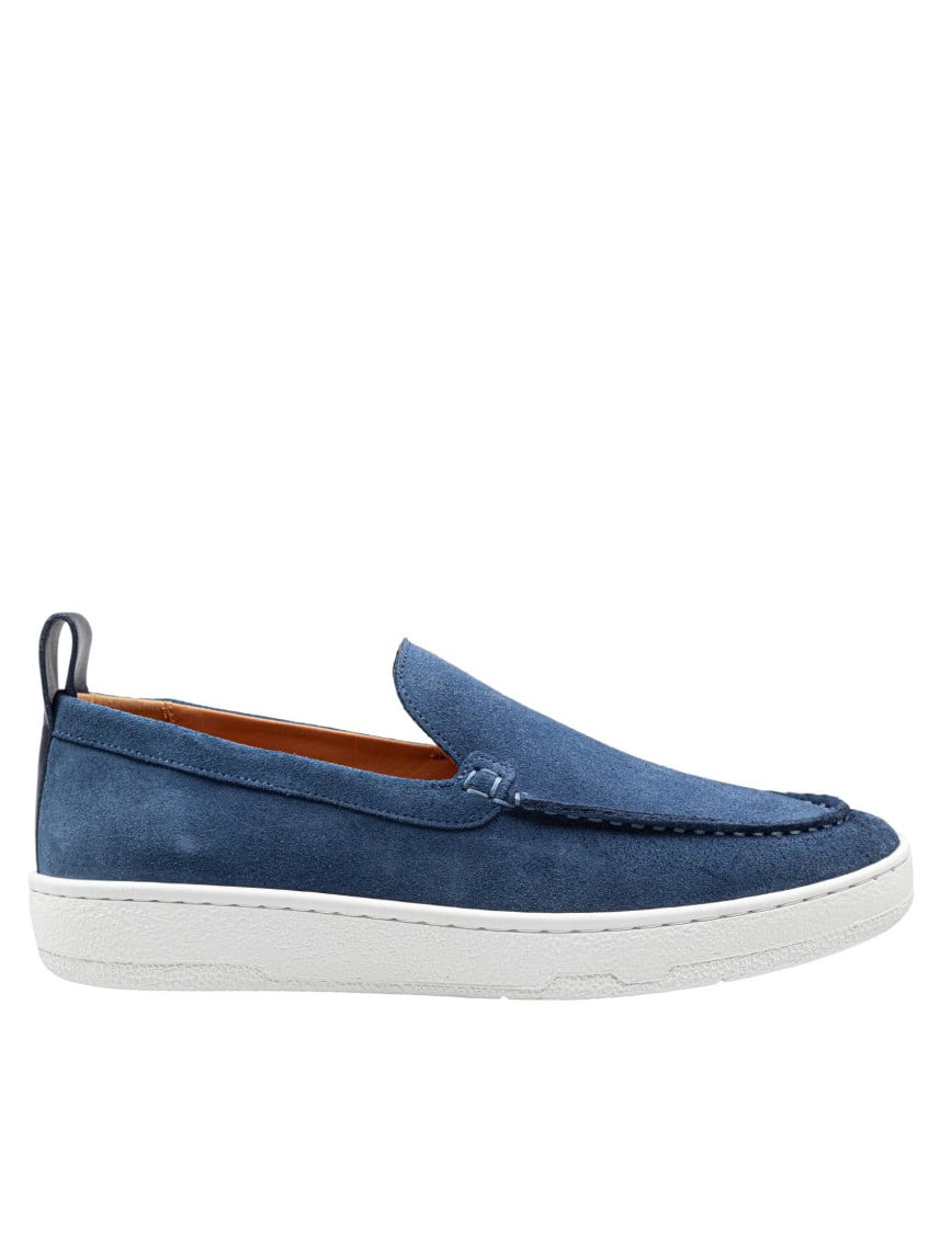 Lanvin Suede Slipper Navy Blue Color Blue (Men's) - Walmart.com