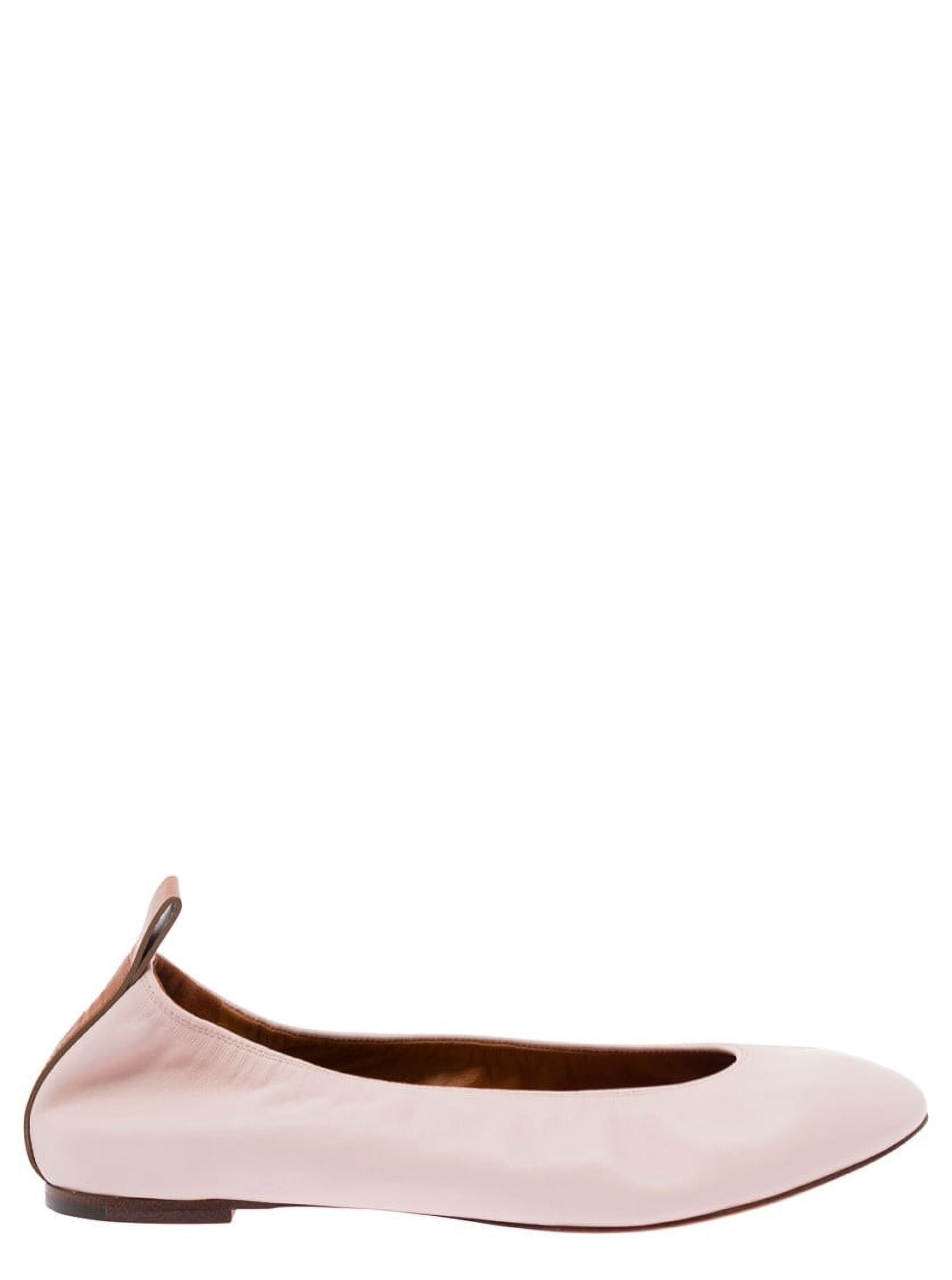 Lanvin Women's Pink Ballet Flats In Leather Pink Sizes IT 34-50 2/3 ...