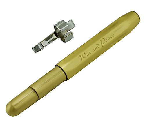Lanxivi Brass Fountain Pen Small Fude Pen Nib Fine-Medium Size Pocket ...