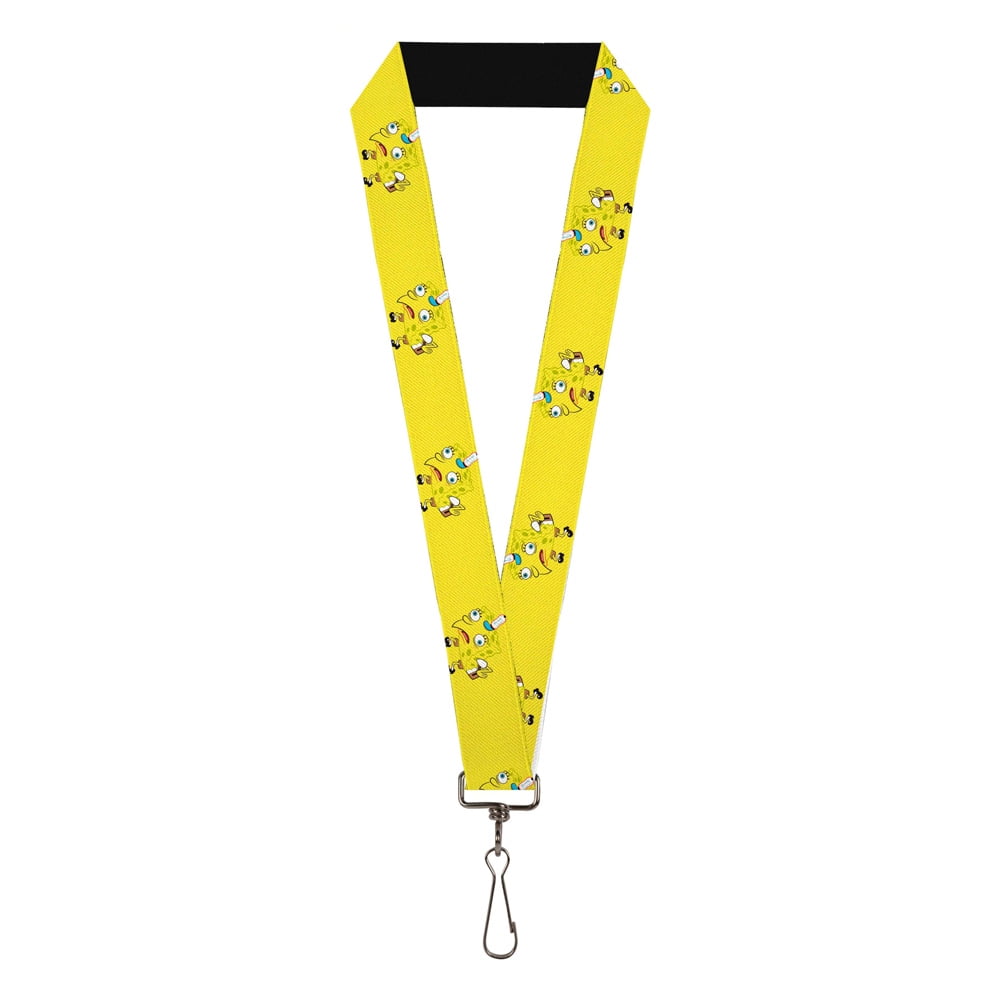 Nickelodeon Lanyard, Mocking Spongebob Pose Yellow, Elastic - Walmart.com
