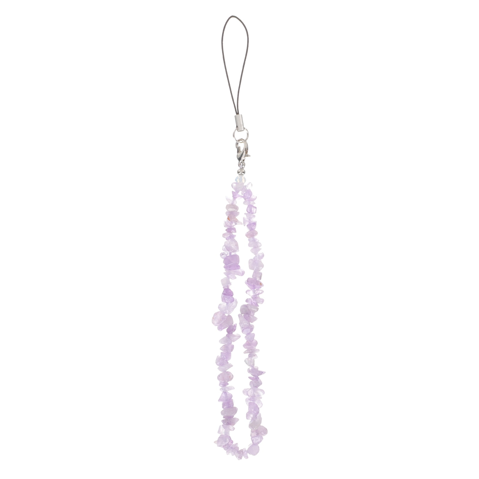 Lanyard Phones Mobile Wrist Chain Natural Cell The Purple Stone ...