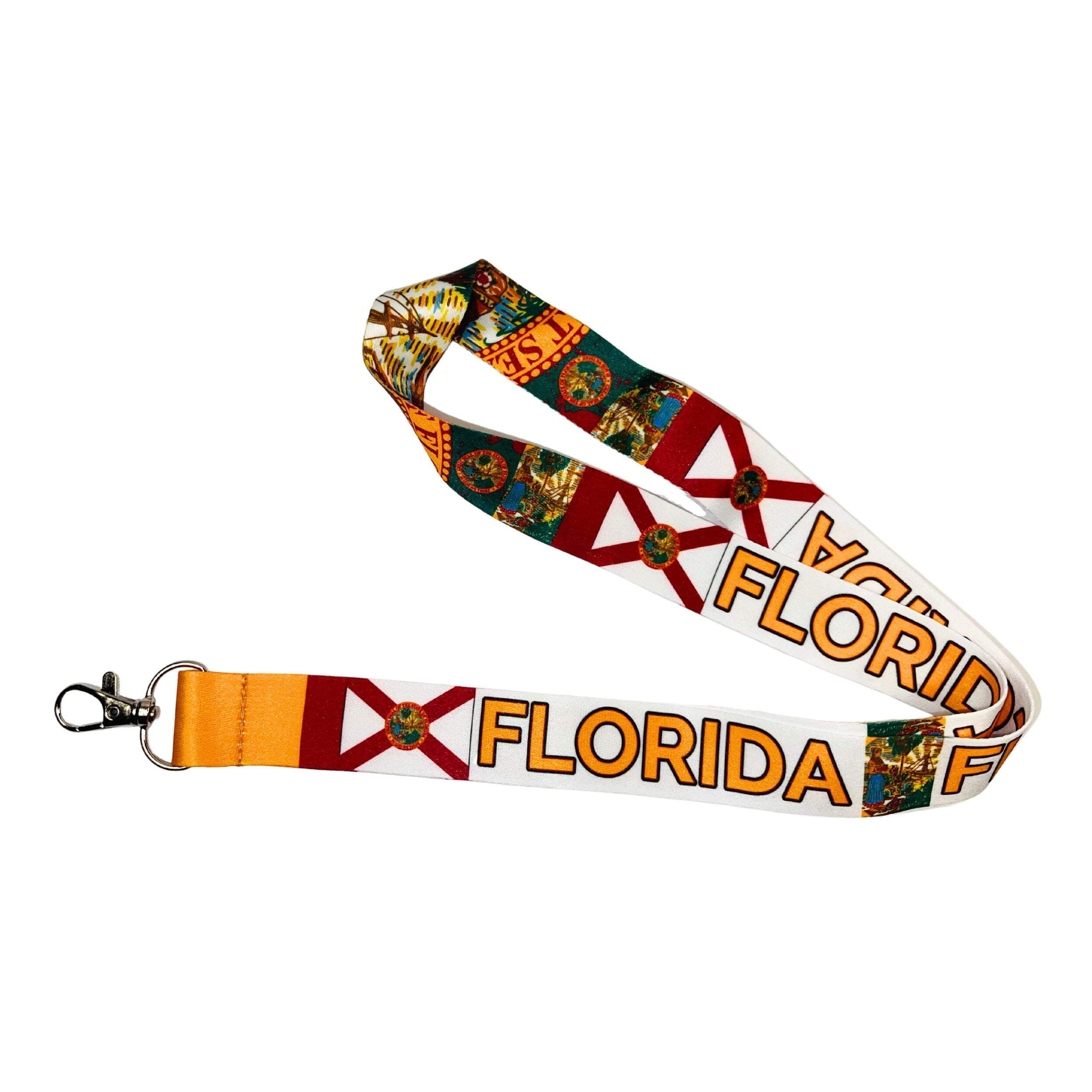 Lanyard - State Flag Florida - USA - L068 | 18-Inch Flag Lanyard for ...