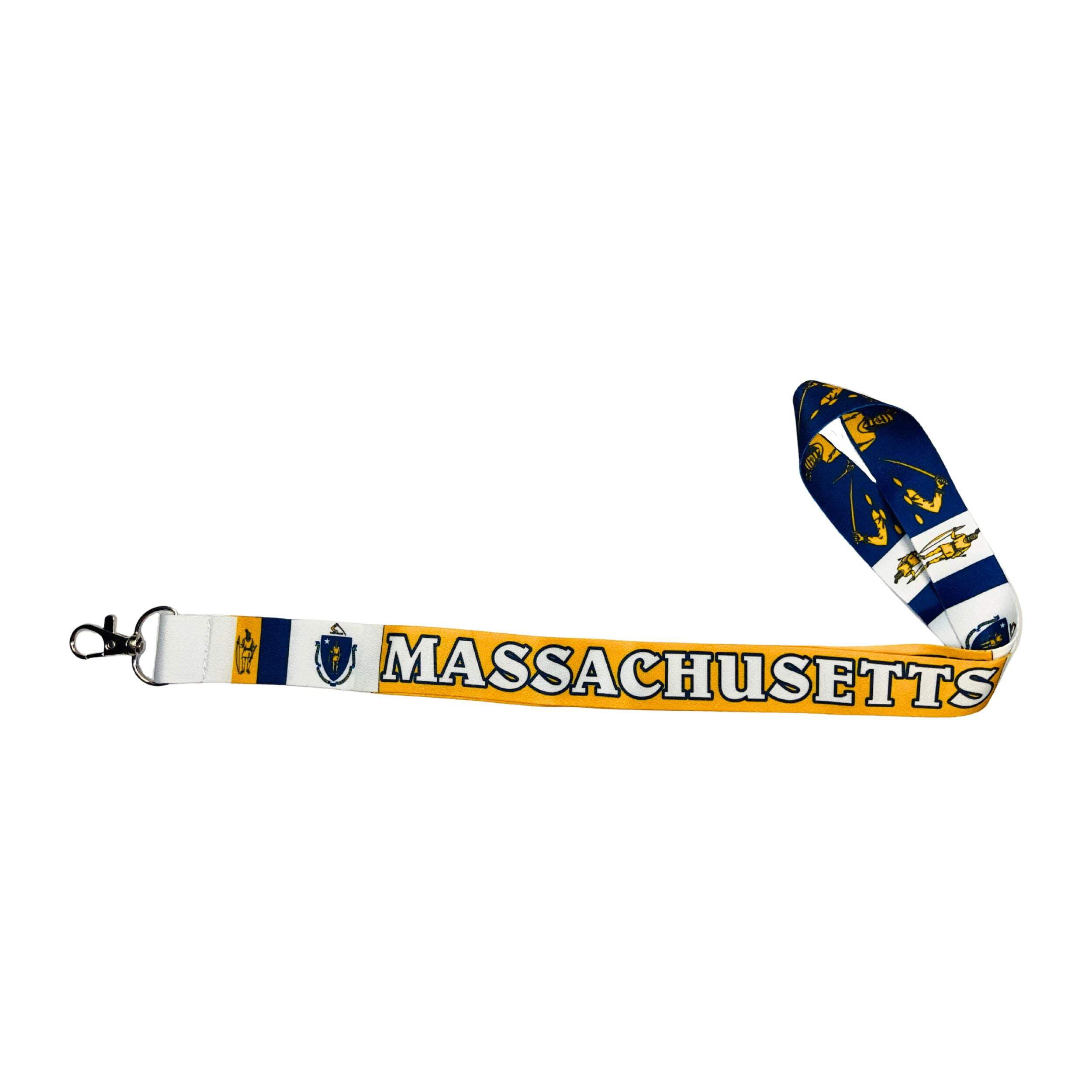 Lanyard - State Flag Massachusetts - USA - L091 | 18-Inch Flag Lanyard ...