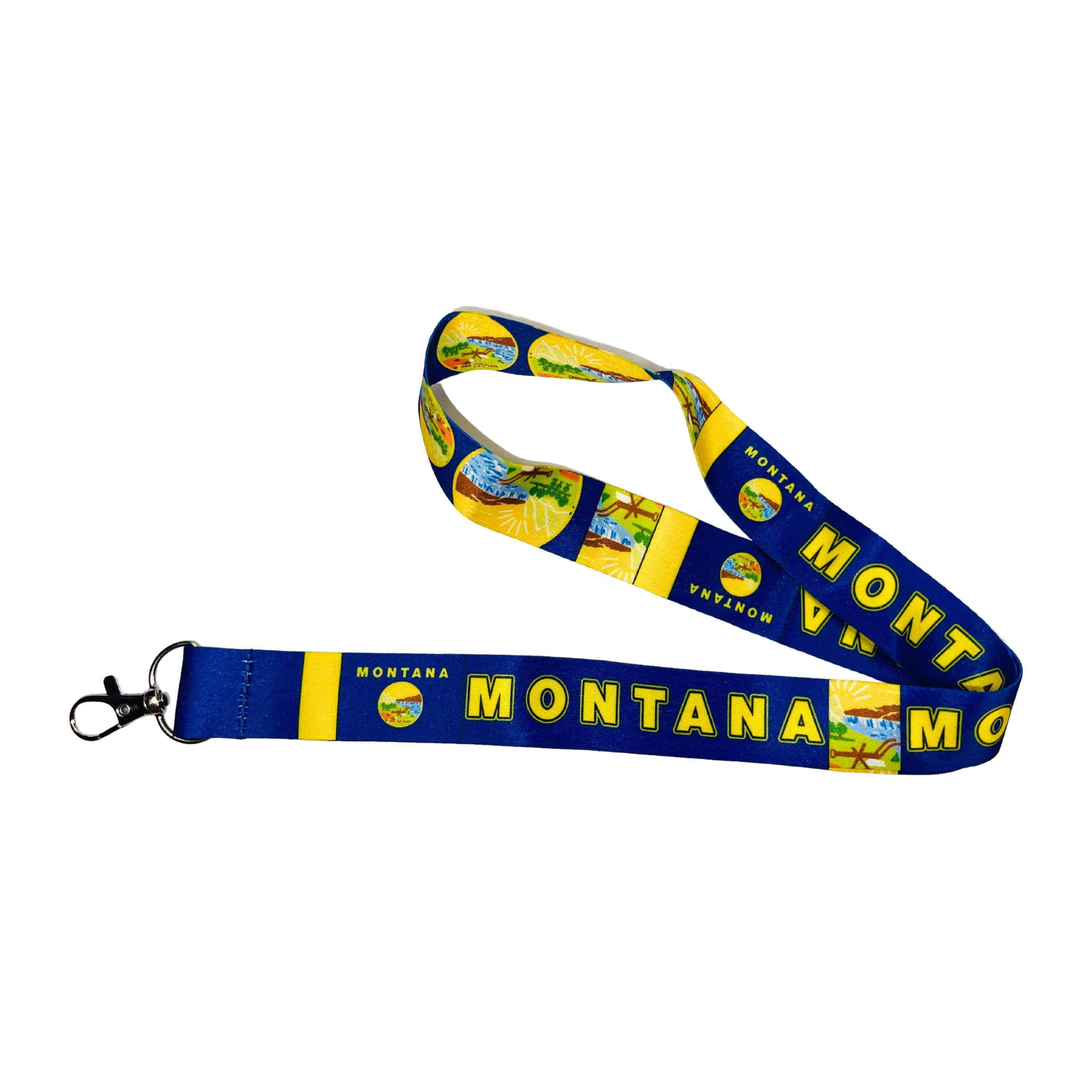 Lanyard - State Flag Montana - USA - L082 | 18-Inch Flag Lanyard for ...