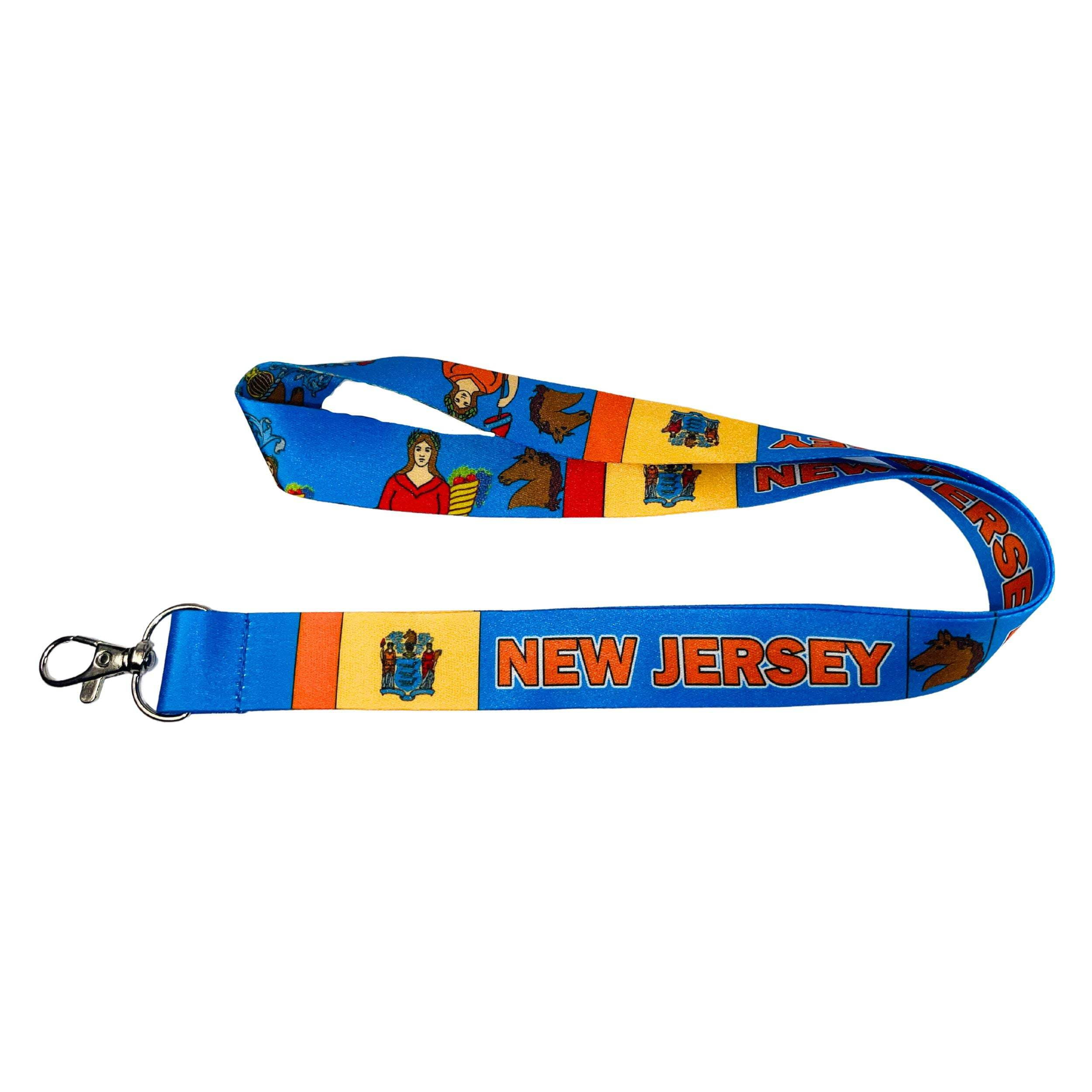 Lanyard - State Flag New Jersey - USA - L085 | 18-Inch Flag Lanyard for ...