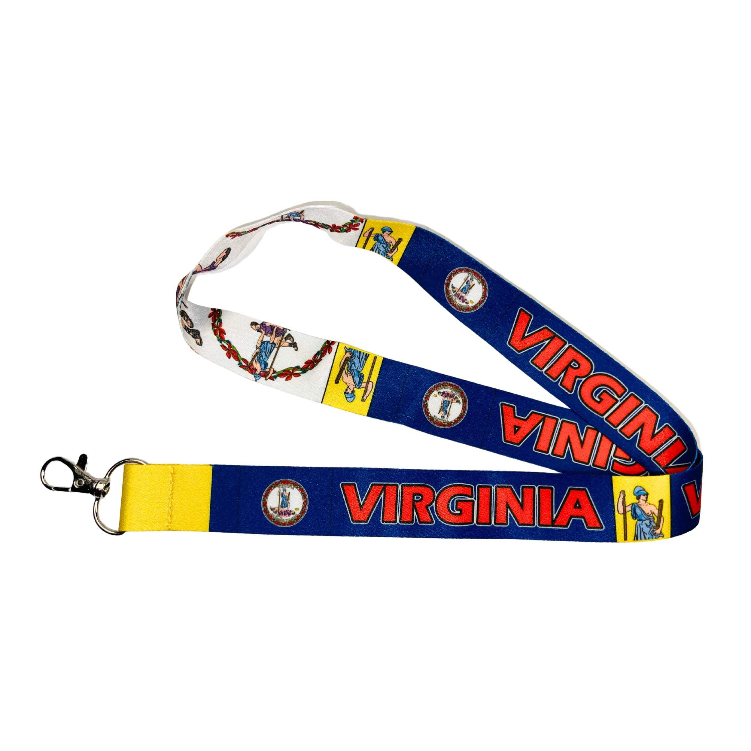 Lanyard - State Flag Virginia - USA - L100 | 18-Inch Flag Lanyard for ...