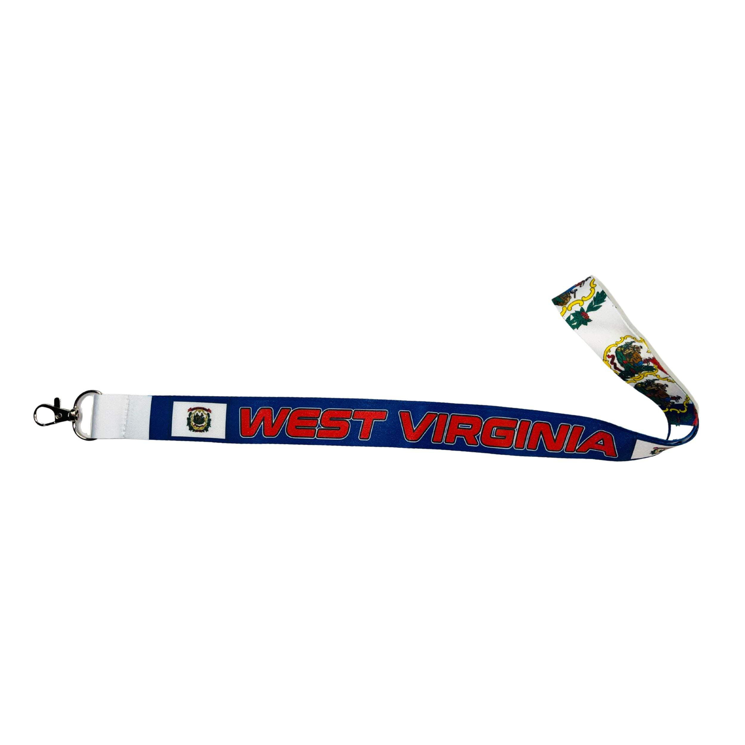 Lanyard - State Flag West Virginia - USA - L102 | ID Badge Holder Strap ...