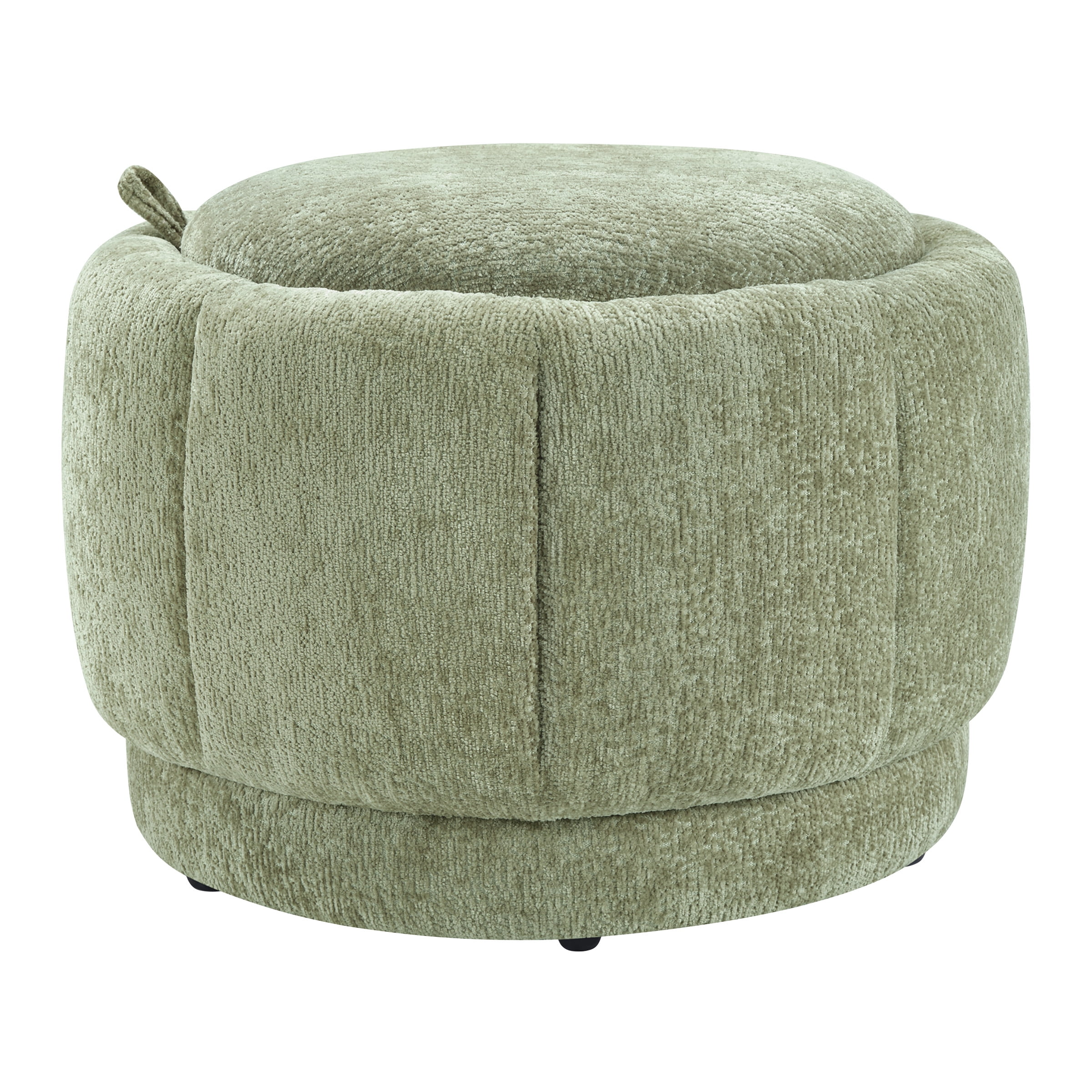 Lanyard Storage Ottoman in Spring Green Fabric - Walmart.com