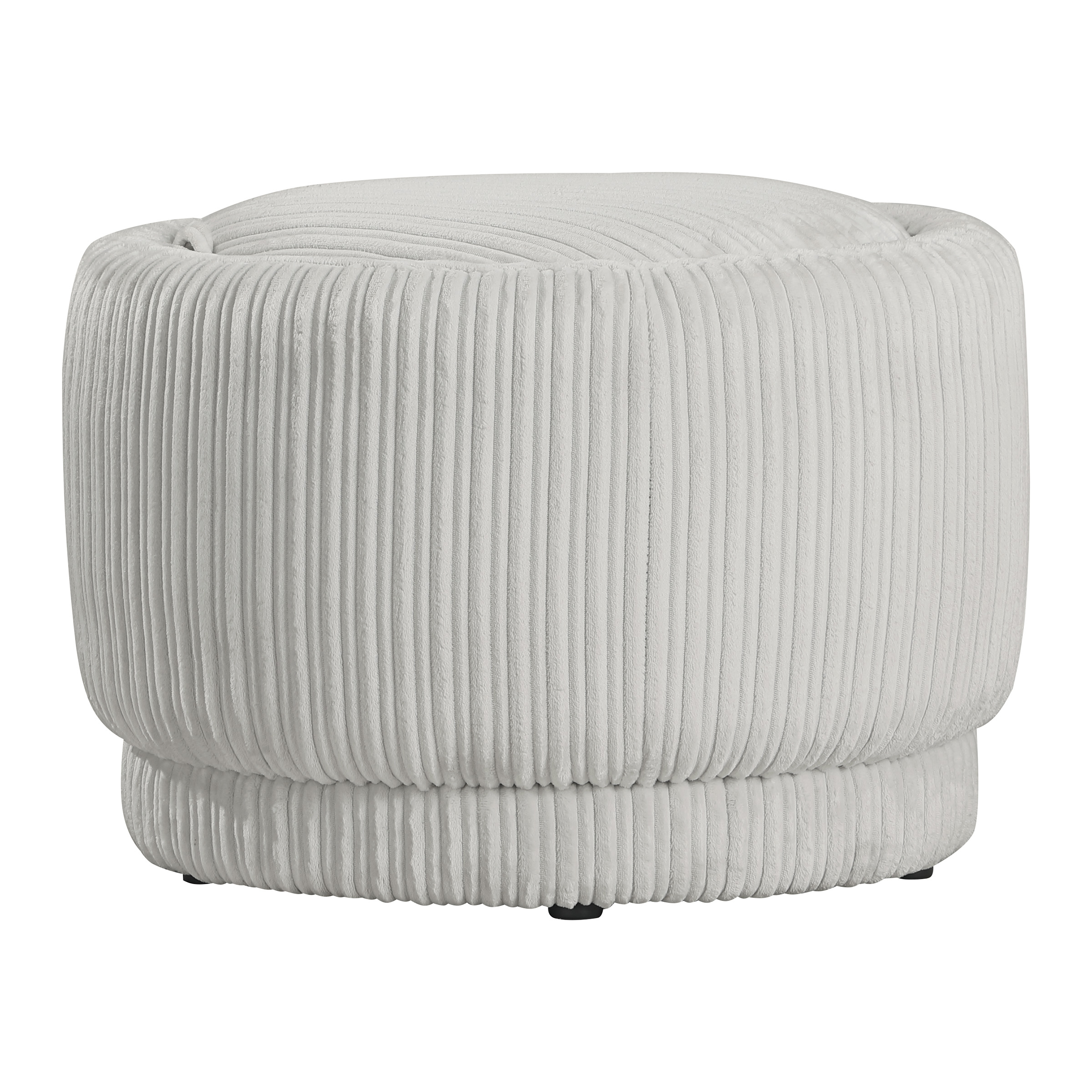 Lanyard Storage Ottoman in Taupe Cord Fabric - Walmart.com