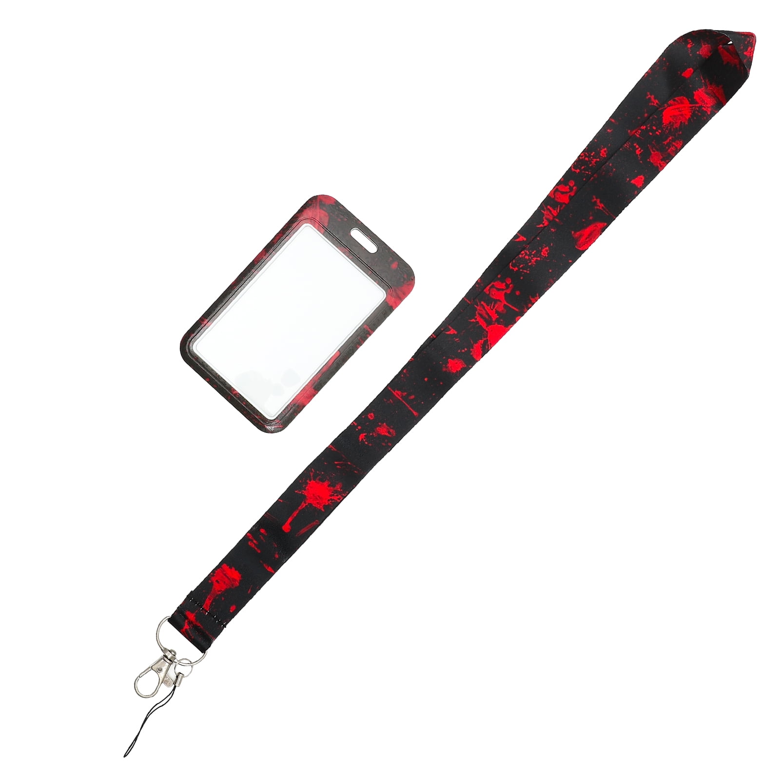 Lanyard Wallet Bloody Red Goth Lanyards for Id Badges Horror Nurse Work ...