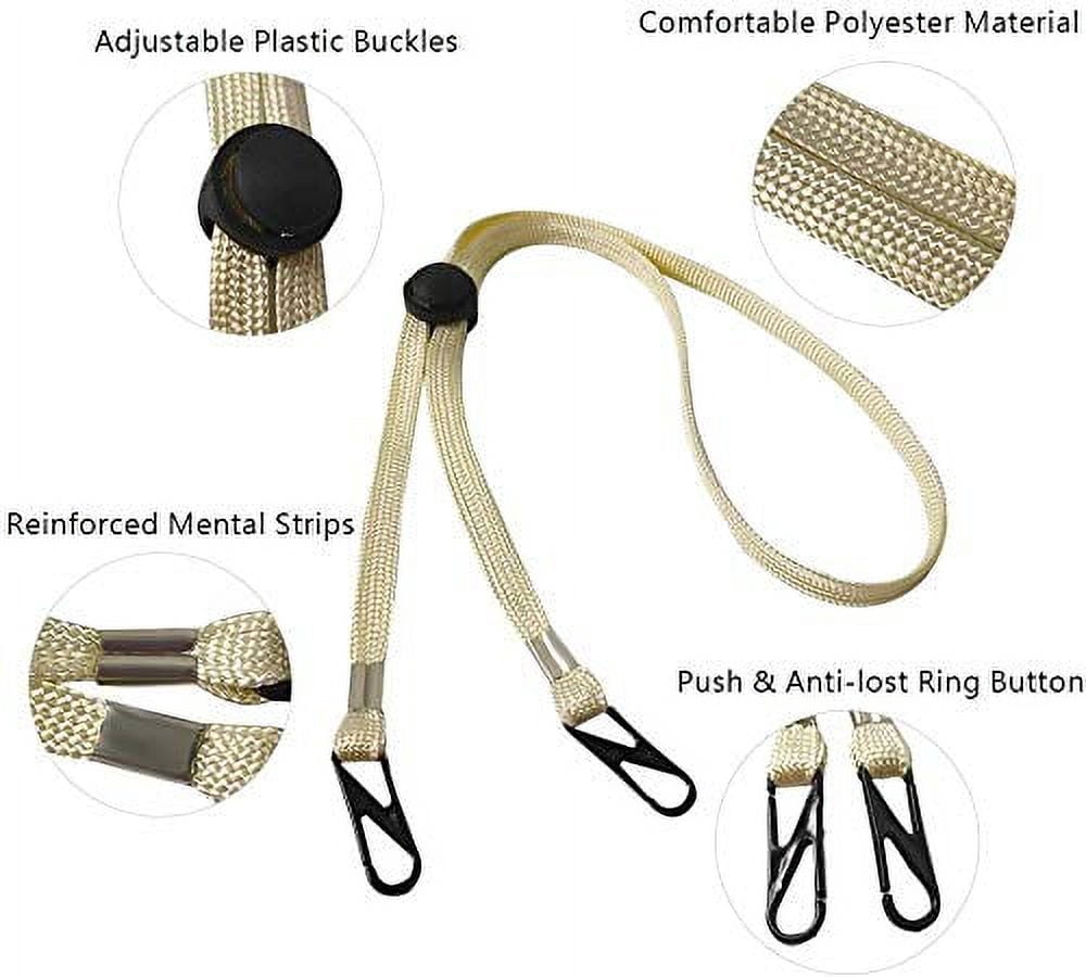 Lanyards, Adjustable Length Face Mask Lanyard, Mask Holder Long Mask ...