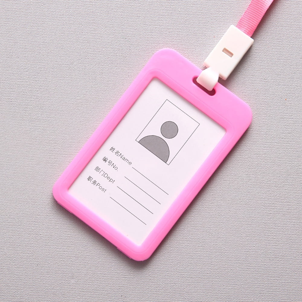 Lanyards for ID Badges and ID Holder Badges Name Tags, Flat Neck ...
