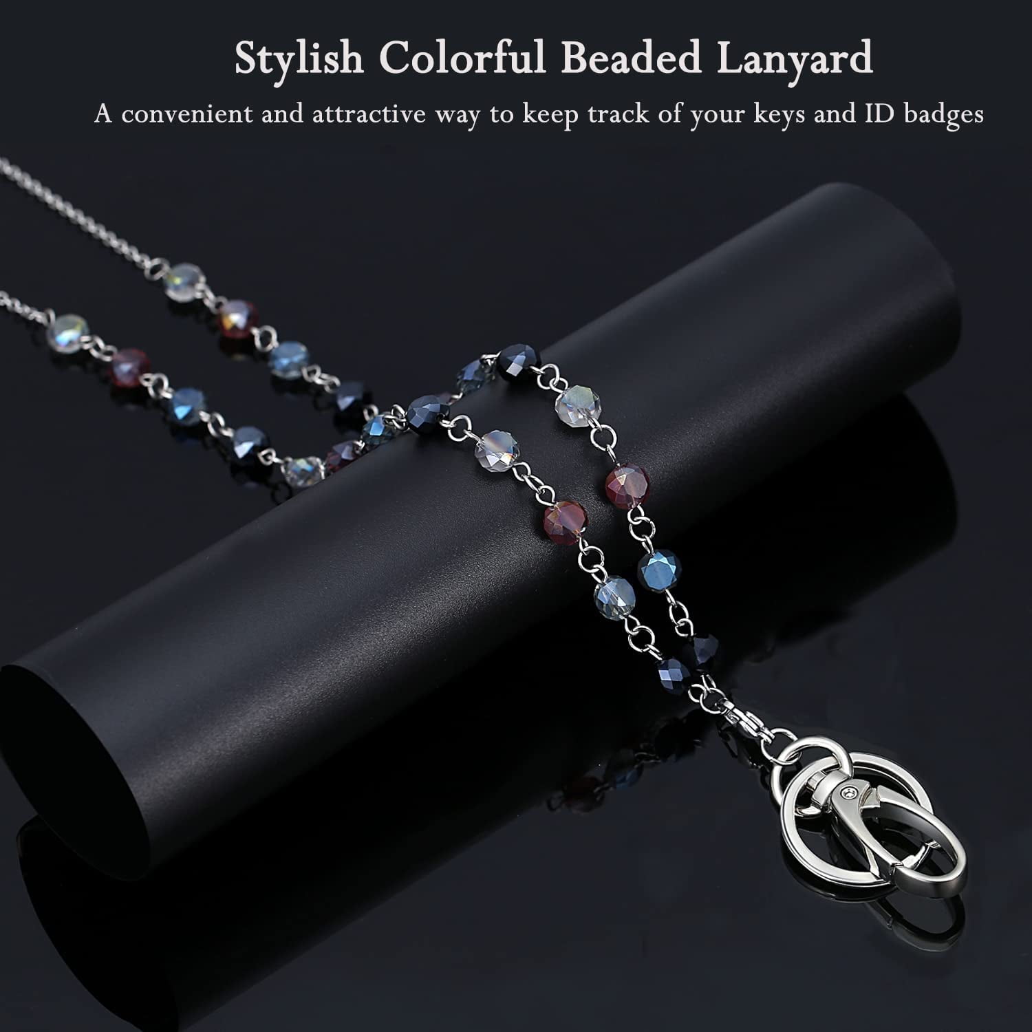 Lanyards for Keys -Teacher Lanyard with ID Holder, Beaded Lanyards for ...