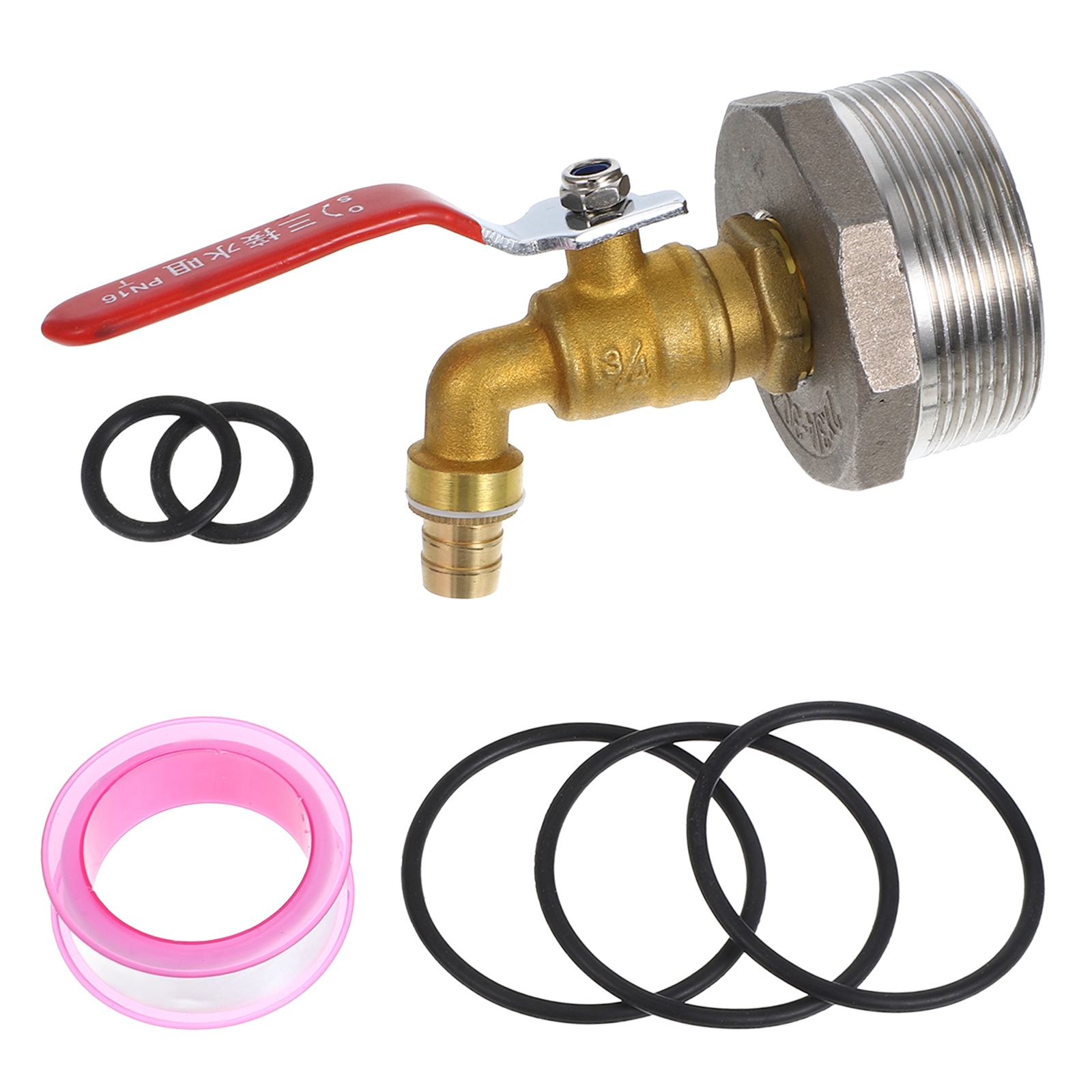 Stainless Steel Water Tank Spigot with Washer for IBC Tote Adapter ...