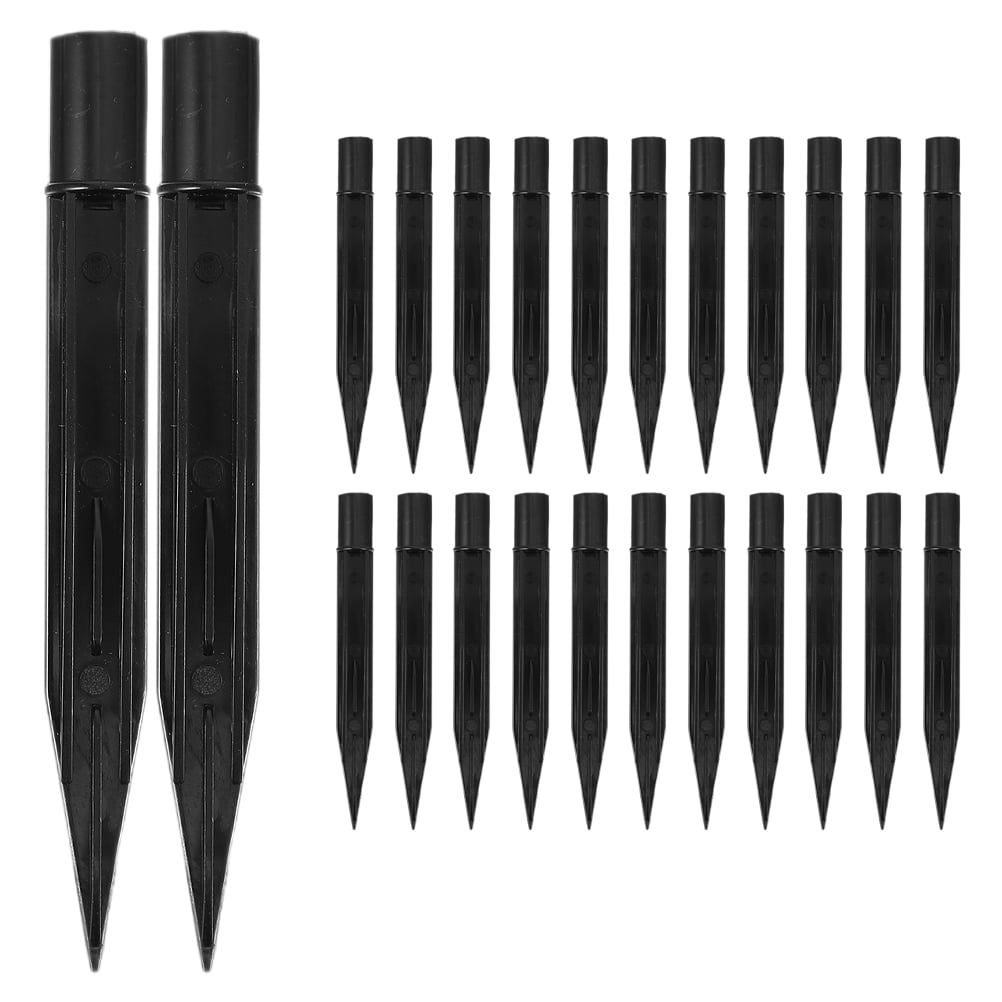 Lanytaeo 24pcs Metal Replacement Stakes For Solar Lights Outdoor Solar ...