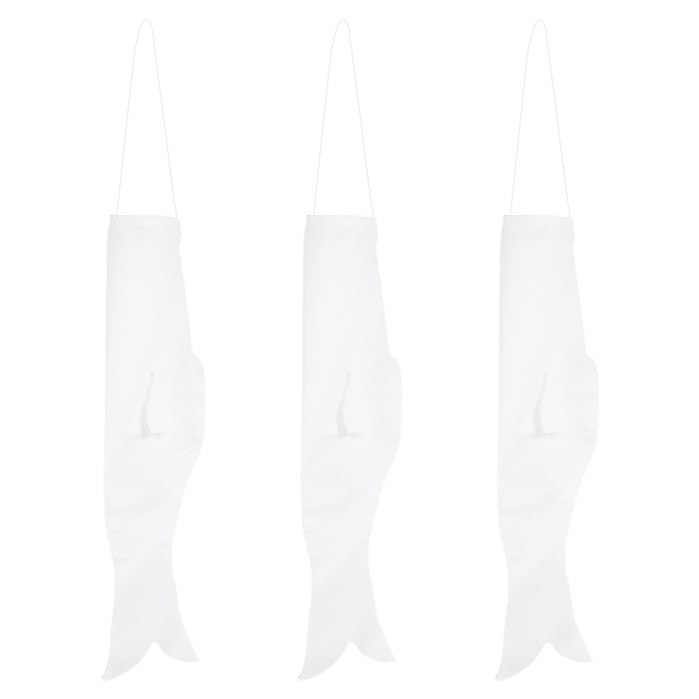 Lanytaeo 3pcs Blank Koinobori Windsock Japanese Carp Flag Streamer for ...