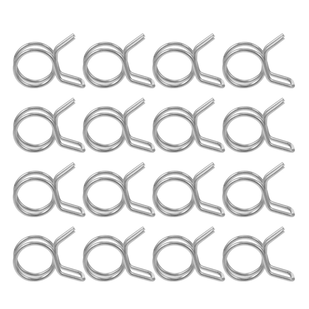 Lanytaeo 50PCS Spring Hose Clamps Stainless Steel Wire Spring Clips ...