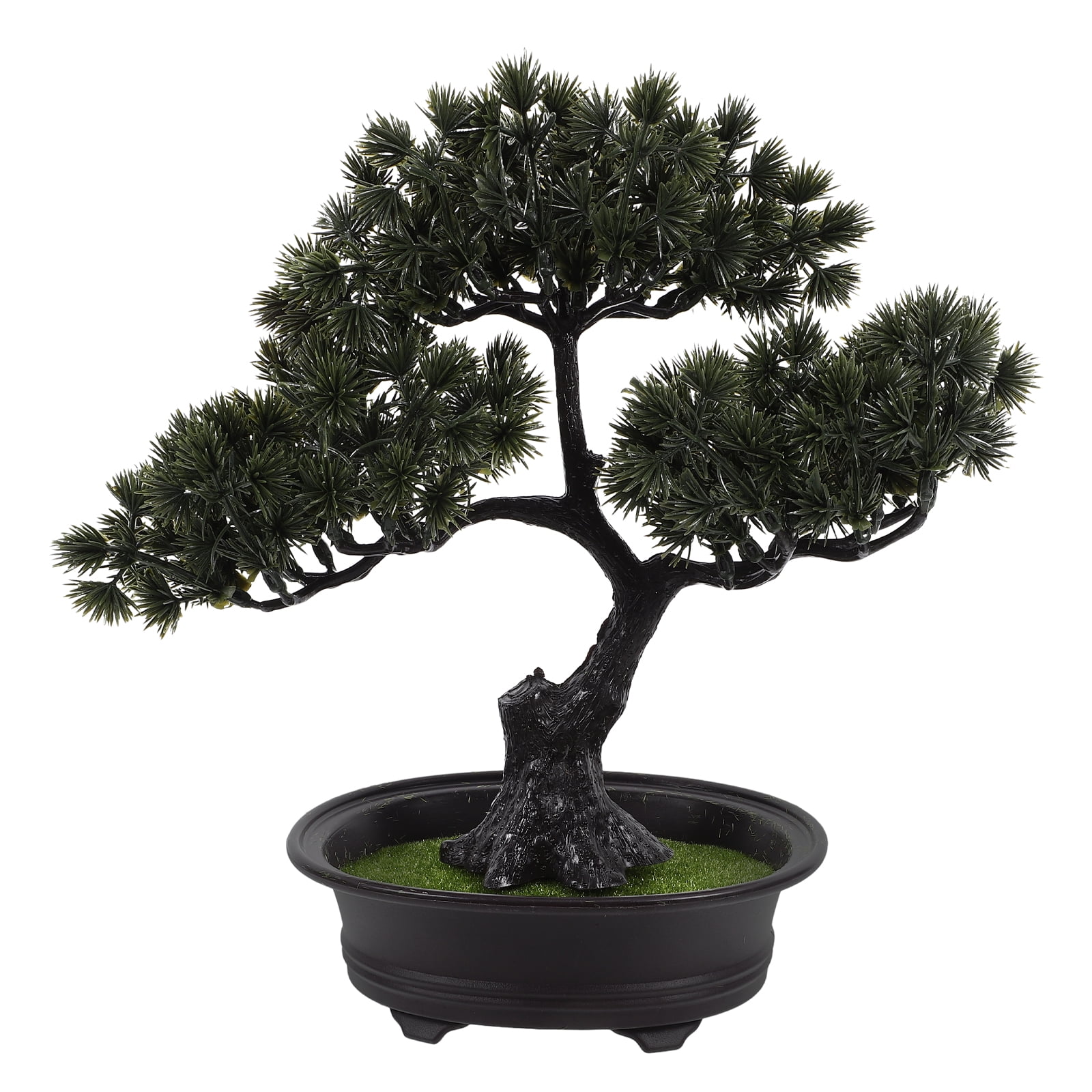 Lanytaeo Artificial Potted Plants Bonsai Tree Faux Plants Zen Garden ...