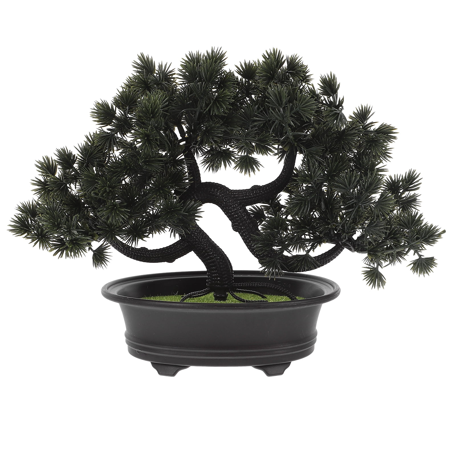 Lanytaeo Artificial Potted Plants Bonsai Tree Faux Plants Zen Garden ...
