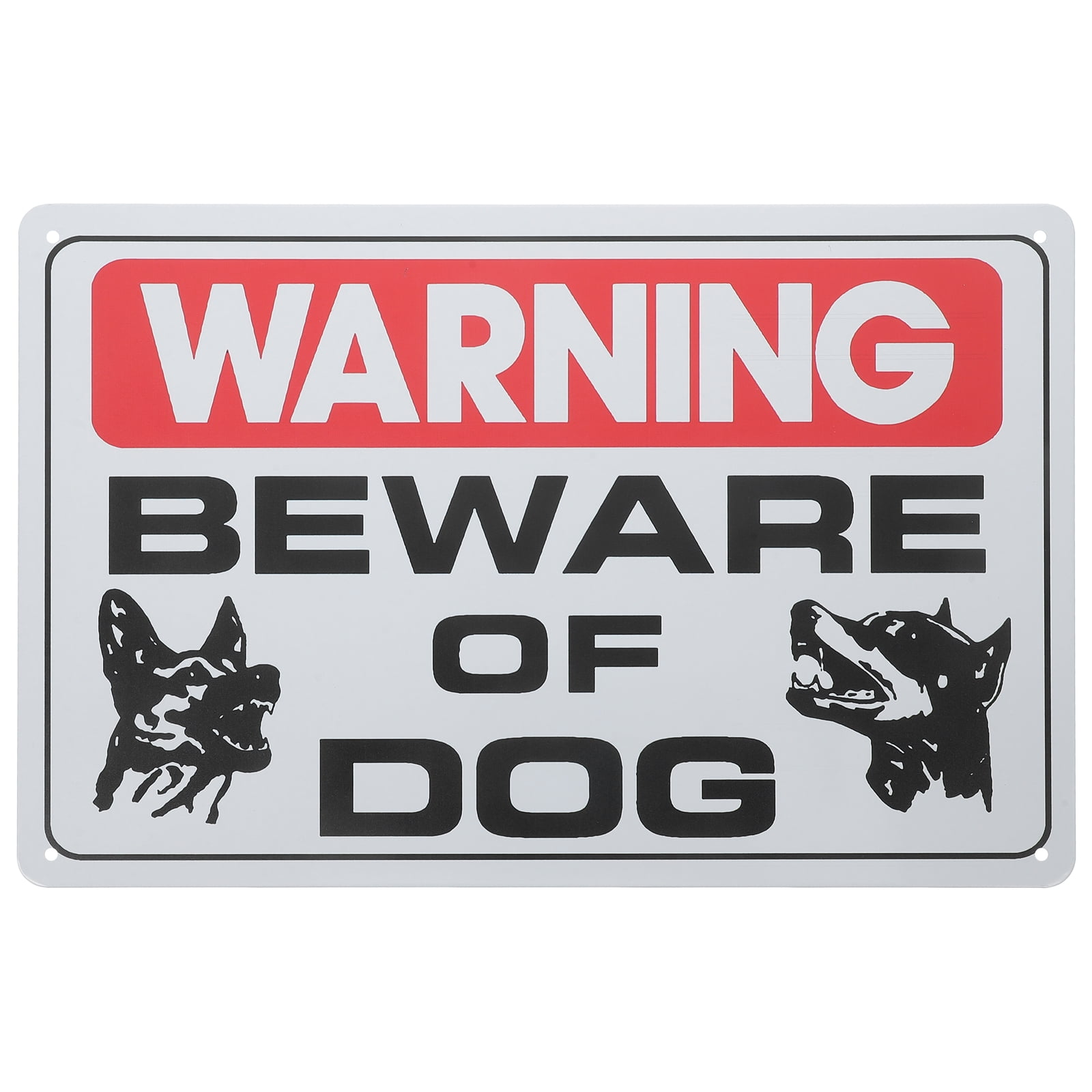 Lanytaeo Beware Of Dog Vintage Sign Decorative Iron Warning Sign For ...