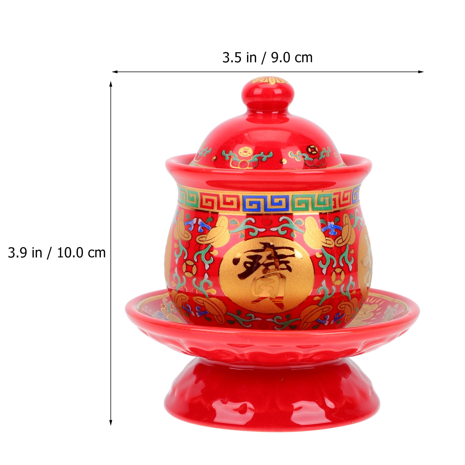 Raindrops Buddhist Offering Cup for Storage Made of Ceramic with ...