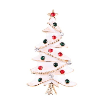 Walmart Set of 12 Santa Xmas Jewelry Christmas Tree Brooch Pins ...