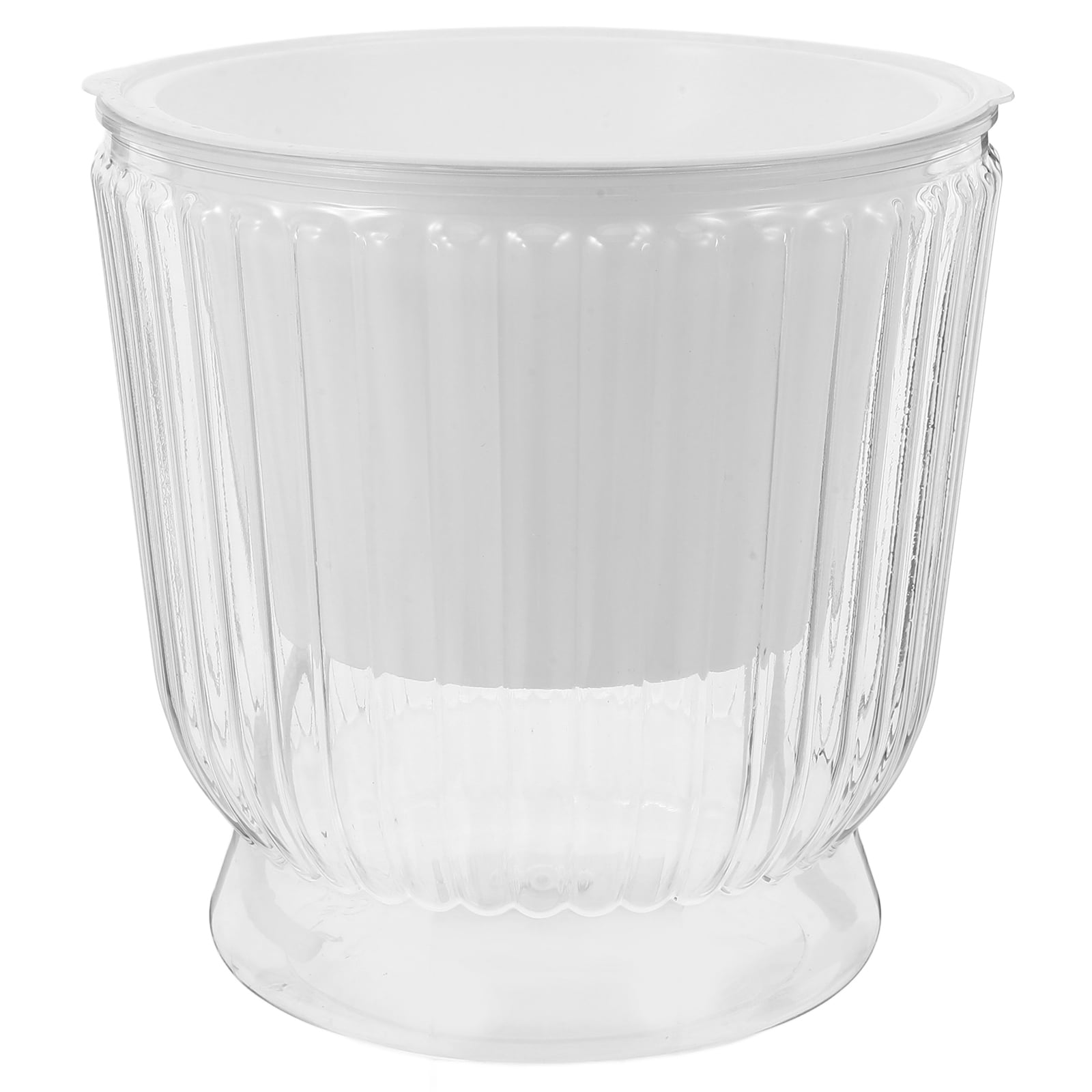 Lanytaeo Clear Self-Watering Planter Transparent Hydroponic Flower Pot ...