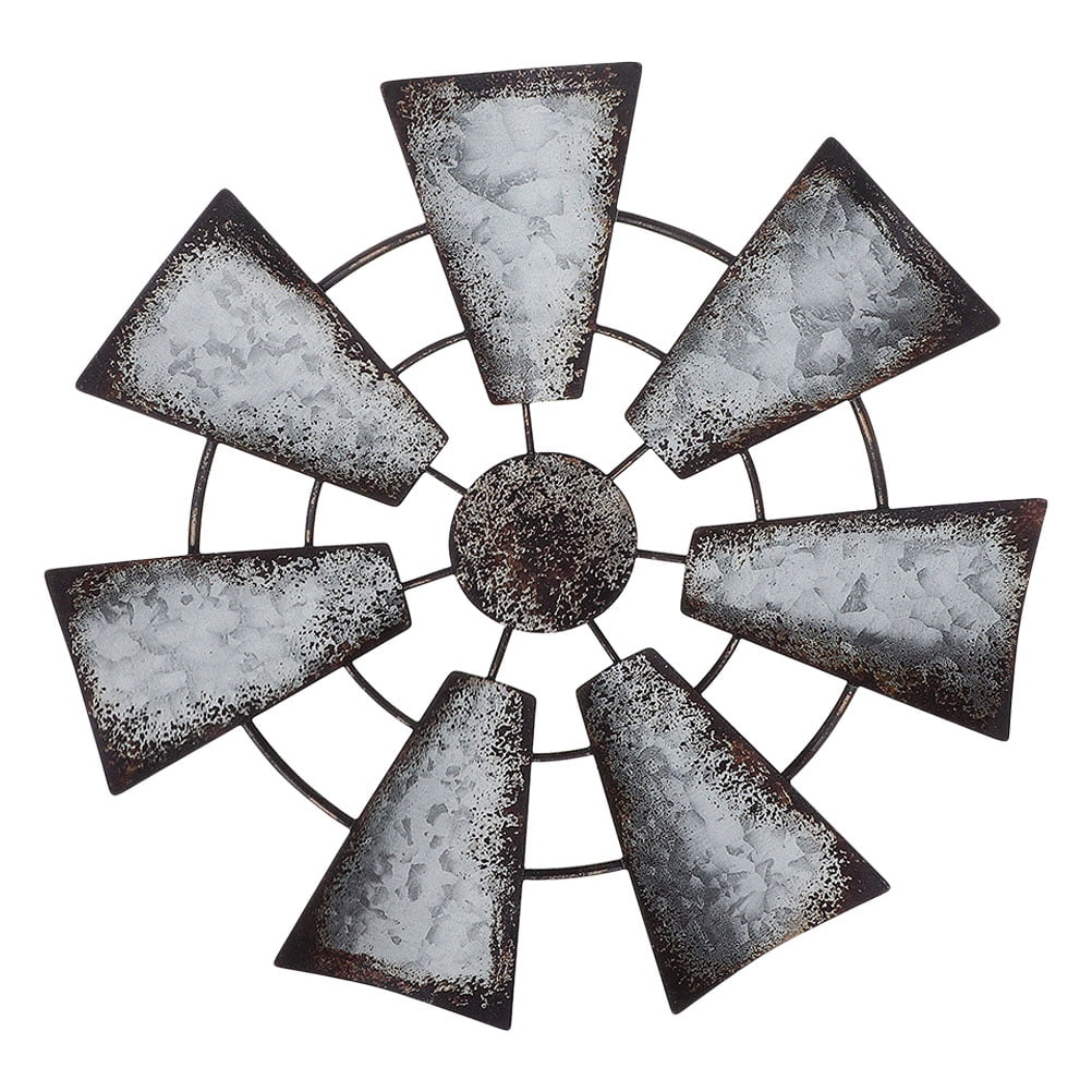 Iron Windmill Wall Hanging Decor Farmhouse Country Craft 1 Set ...