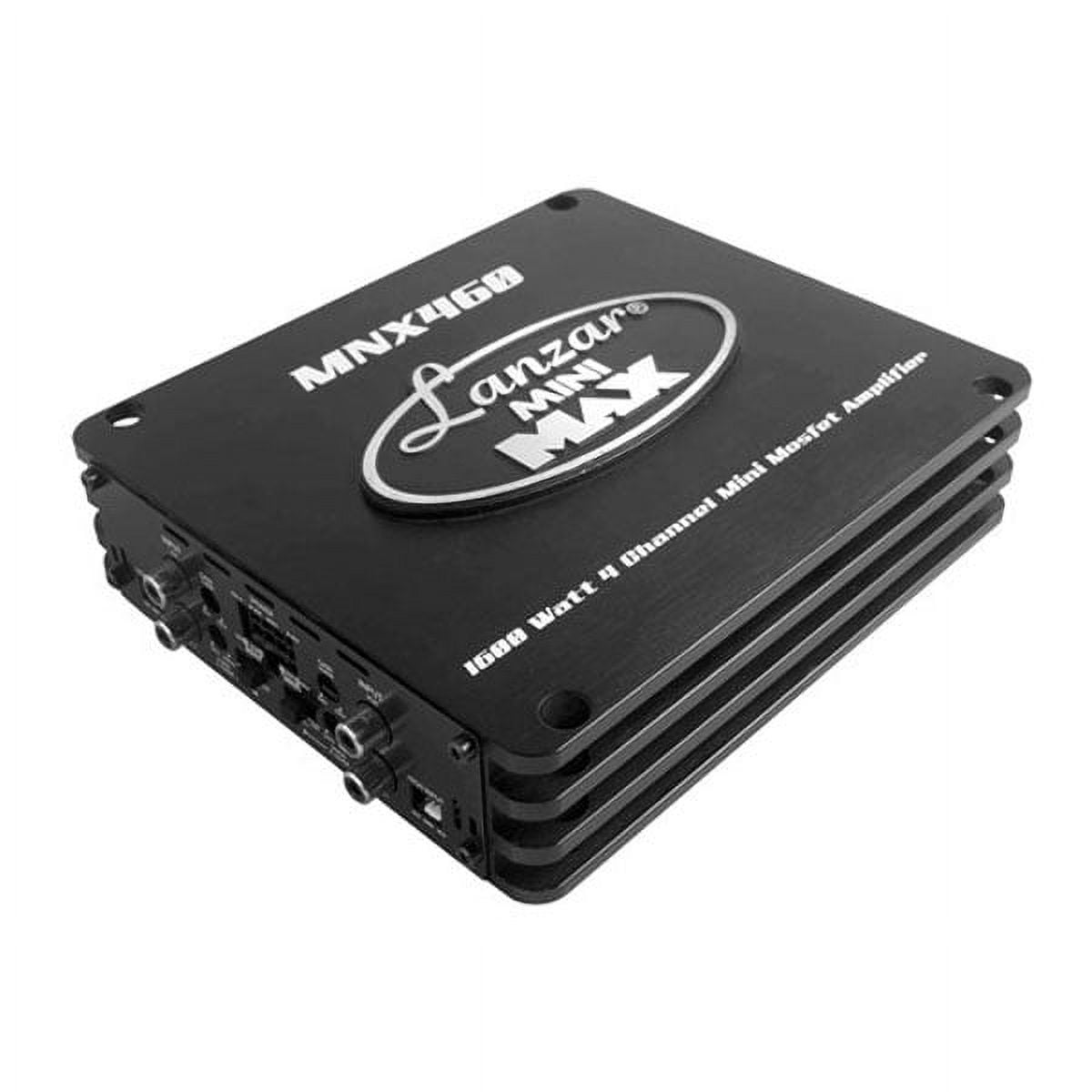NEW LANZAR MNX460 1600W 4-Channel Ch Mini Max Mosfet Car Audio ...