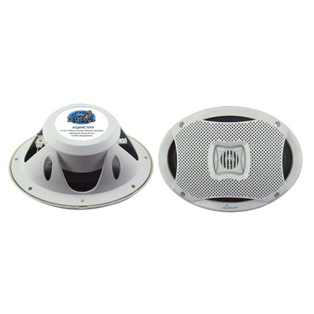 Lanzar 500 Watts 6"X9" 2-Way Marine Speakers (White Color) - Walmart.com