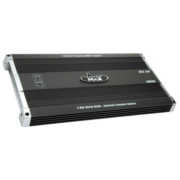 Lanzar 5000 Watt 2 Channel Bridgeable MOSFET Amplifier - Walmart.com