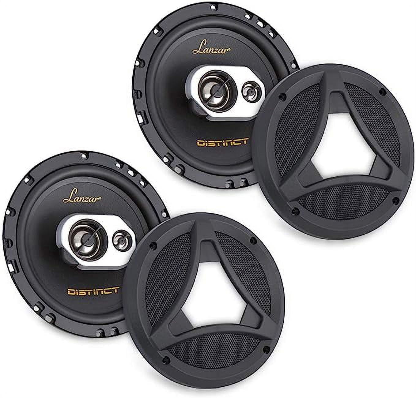 Lanzar 6.5" In. Car Speaker Size, Universal OEM Quick Replacement ...