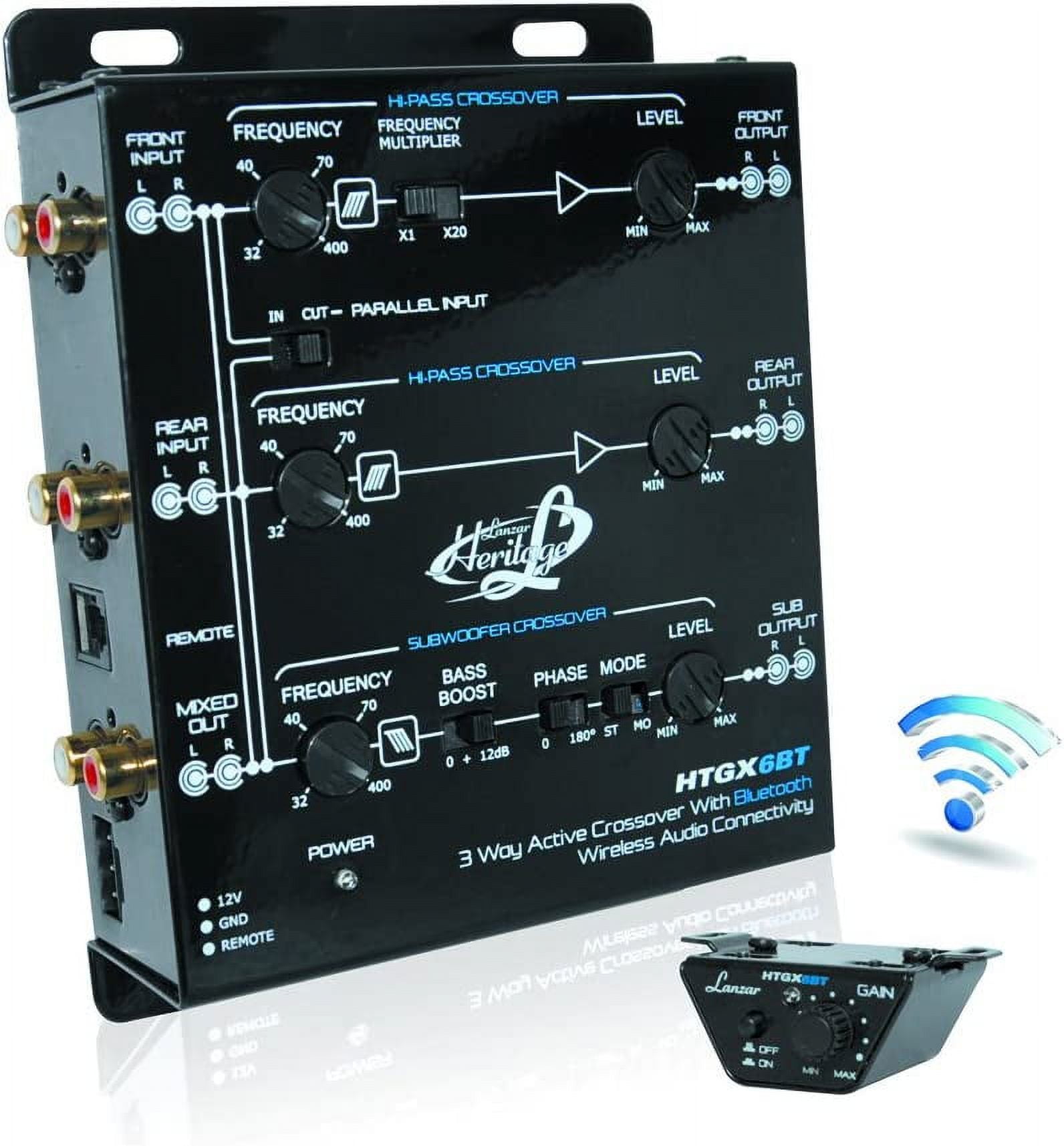 3 Way Active Crossover With Bluetooth Wireless Audio Connectivity ...