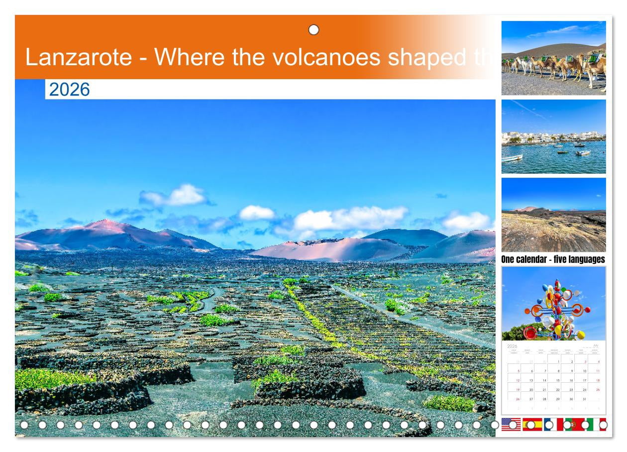Lanzarote - Where the volcanoes shaped the landscape (Monthly Wall ...