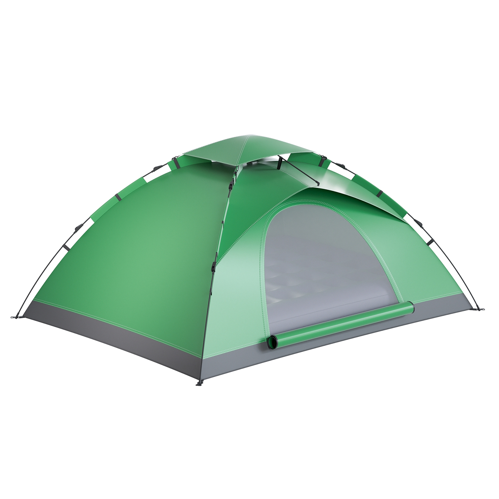 Lanzxjv 8 Pcs Camping Set, 2 Person Camping Tent with Rainfly And ...