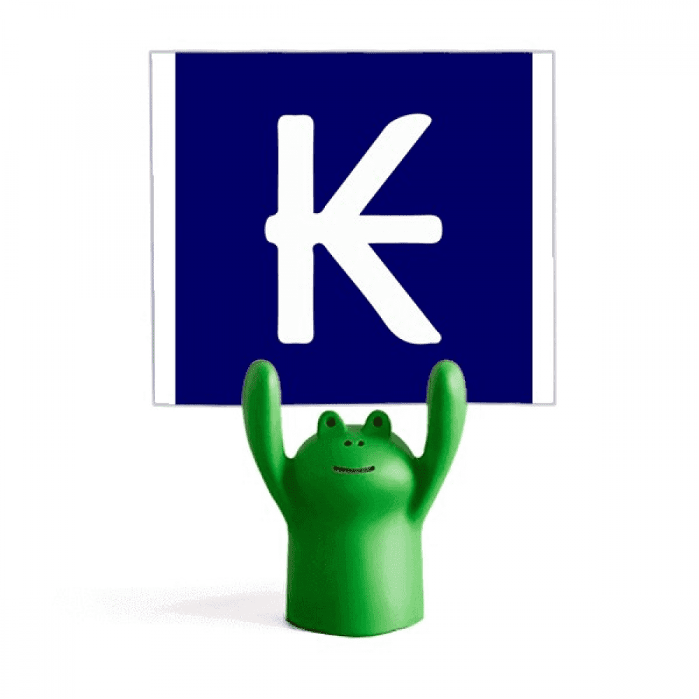 Lao Currency Symbol Kip LAK Memo Holder Cartoon Animal Frog Stand ...
