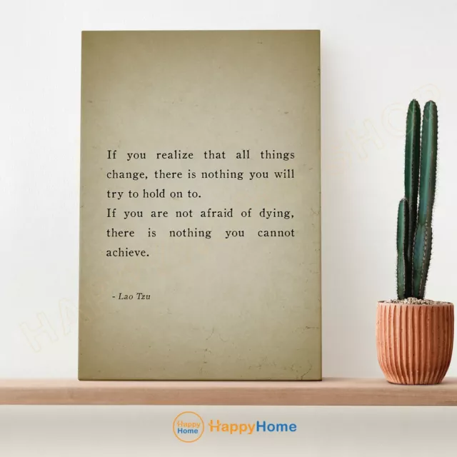 Lao Tzu Quote Wall Art Life Philosophy Quotes Motivational Print Art ...