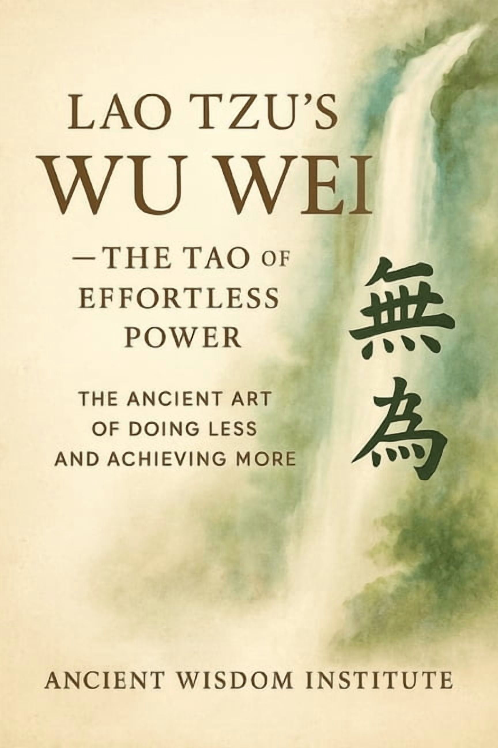 Lao Tzu's Wu Wei - The Tao of Effortless Power: The Ancient Art of ...