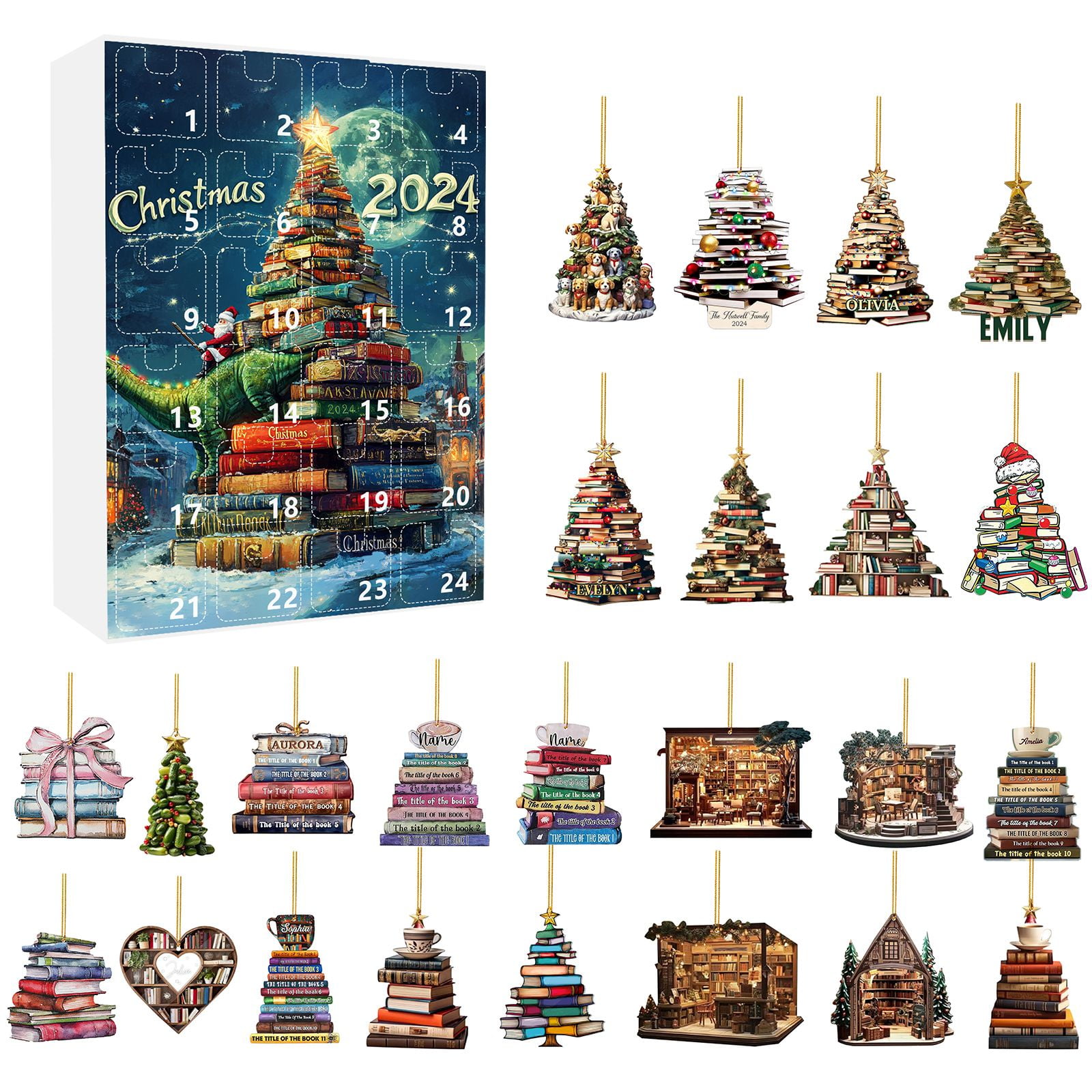 Laonim Countdown sets The Christmas Home 2024 Christmas Holiday Advent ...