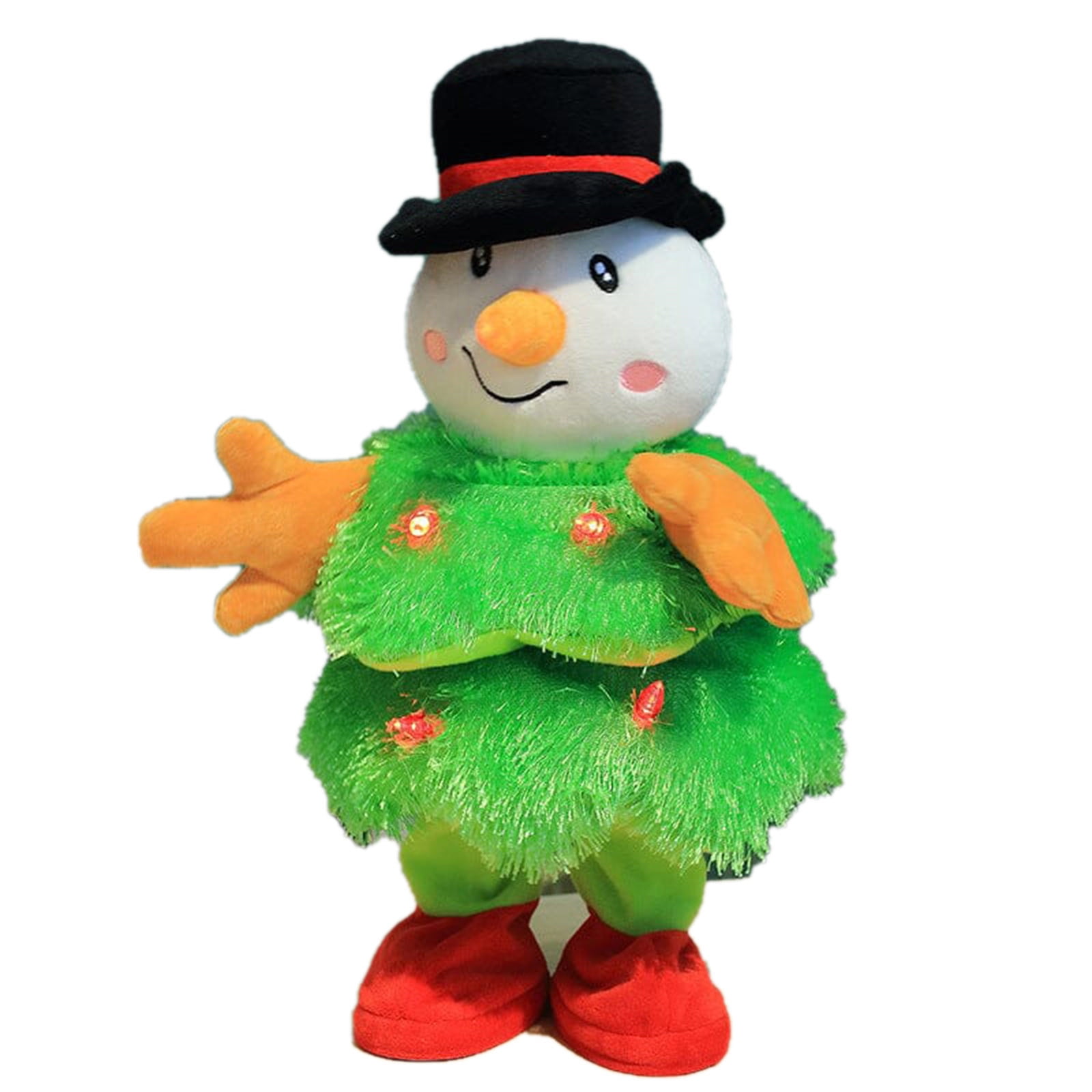 Laonim Electric plush toys LED Musical Christmas Tree Penguin Stuffed ...