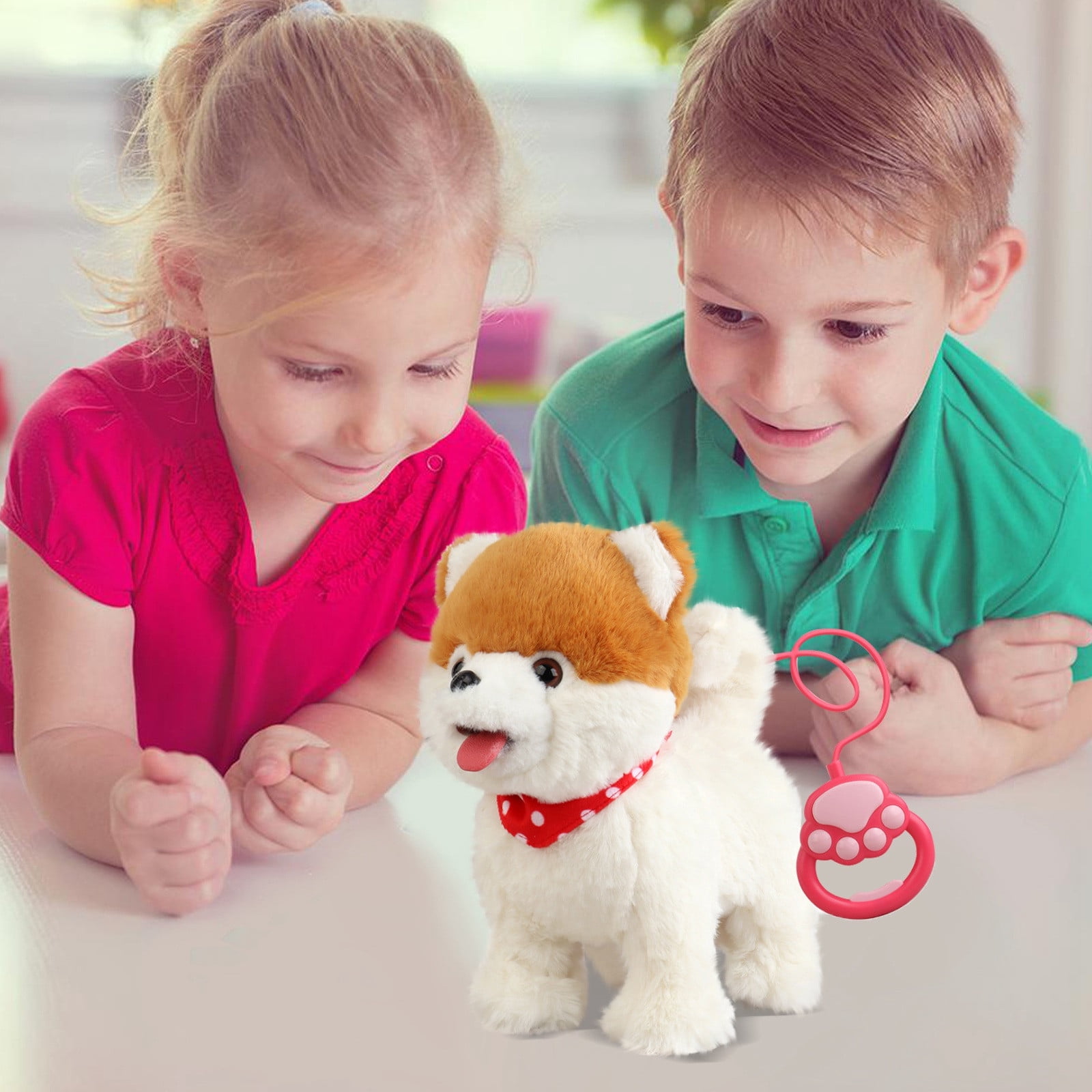 Laonim Electric plush toys Leash Cat Walking Set Sing Purr And Meow ...