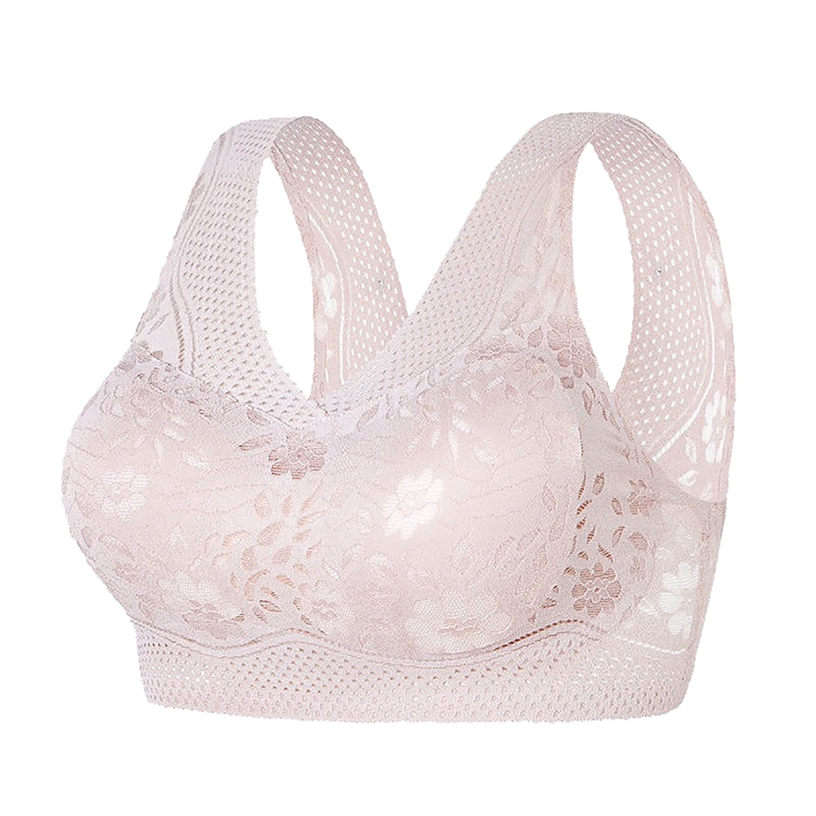 Laonim Ladies Summer Ice Silk Seamless Beautiful Back Bra One-Piece ...
