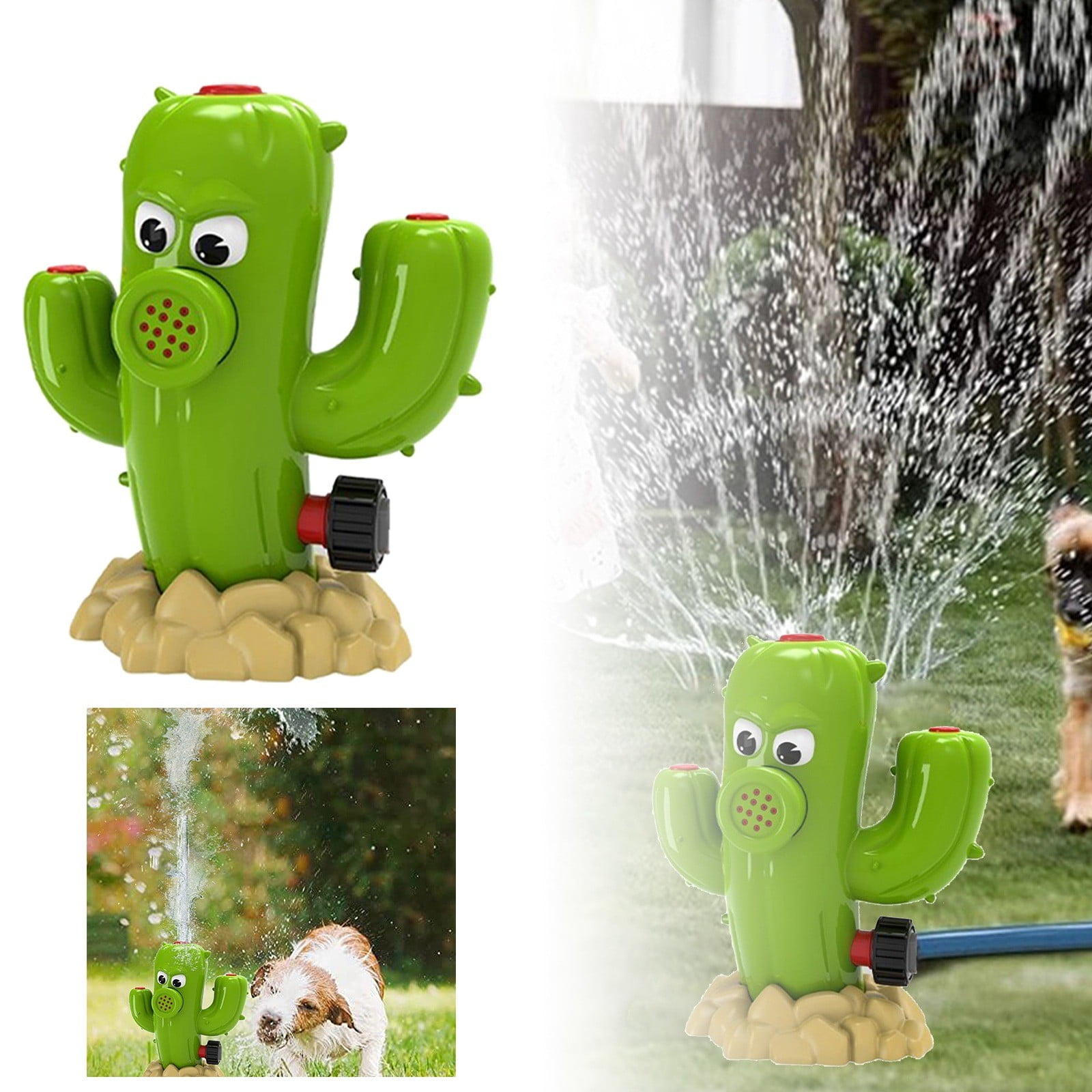 Laonim Outdoor Toys Summer Water Play Toys Cactus Sprinkler Garden ...