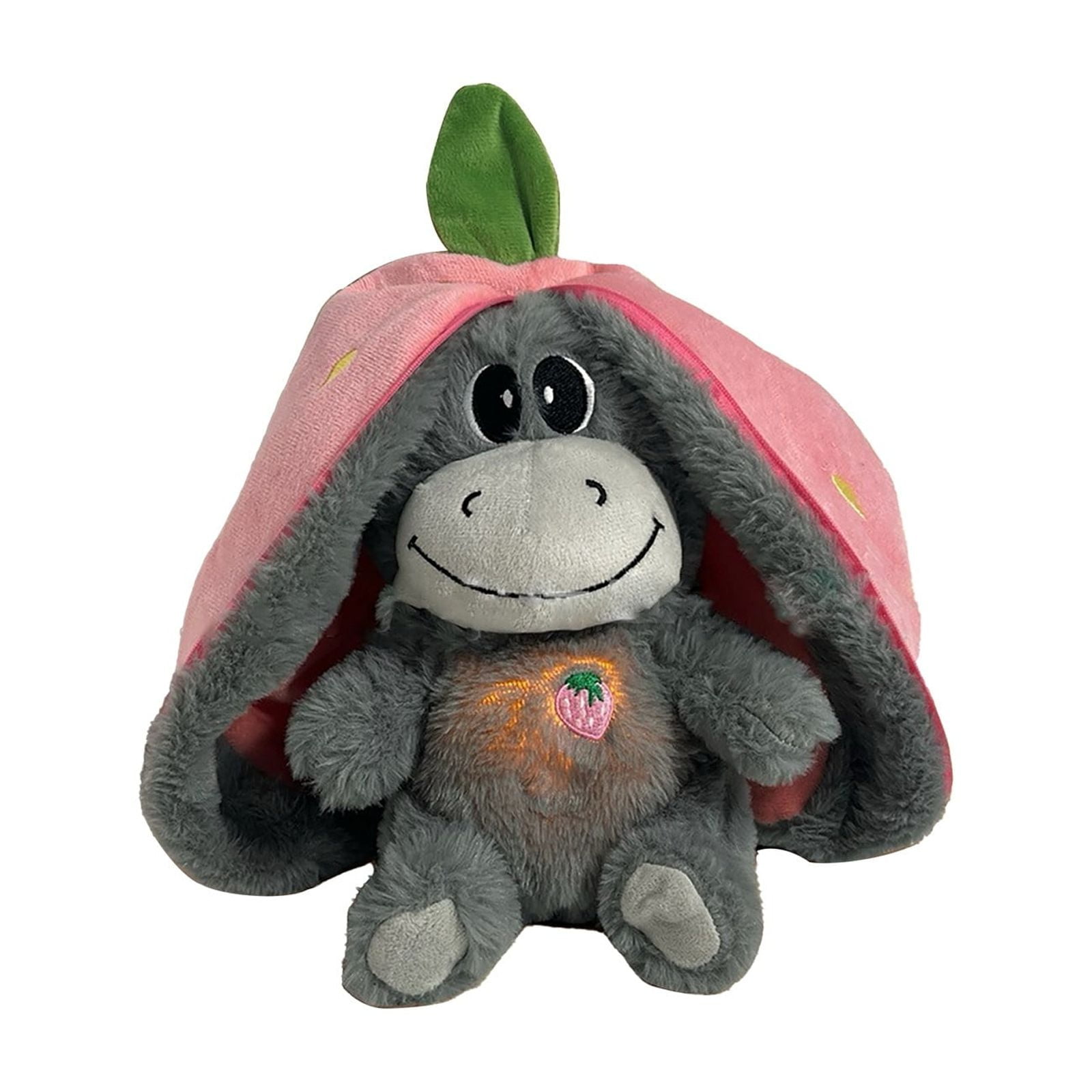 Laonim Plush toy Cute Toy Donkey Breathing And Glowing Cute Four Speed ...