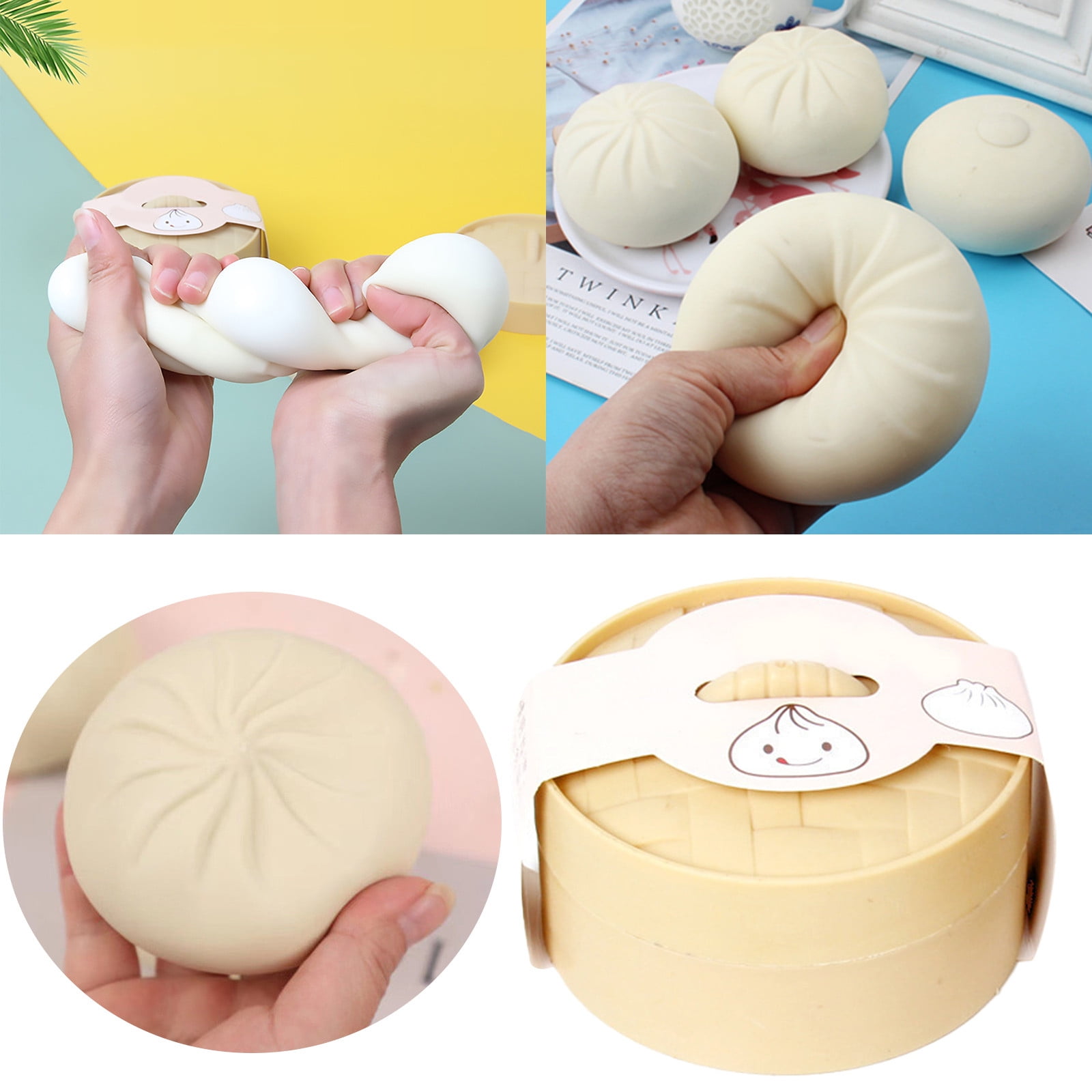 Laonim Squishy Toy Squishying Stress Fidgets Large Steamed Stuffed ...