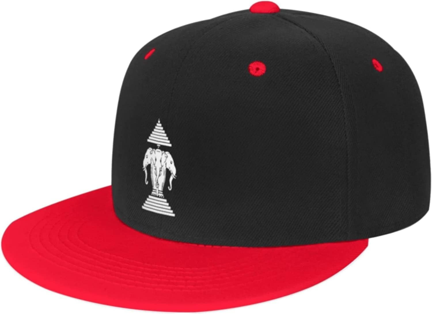 Laos Three Headed Elephant Baseball Cap Classic Snapback Hat Cap Hip ...