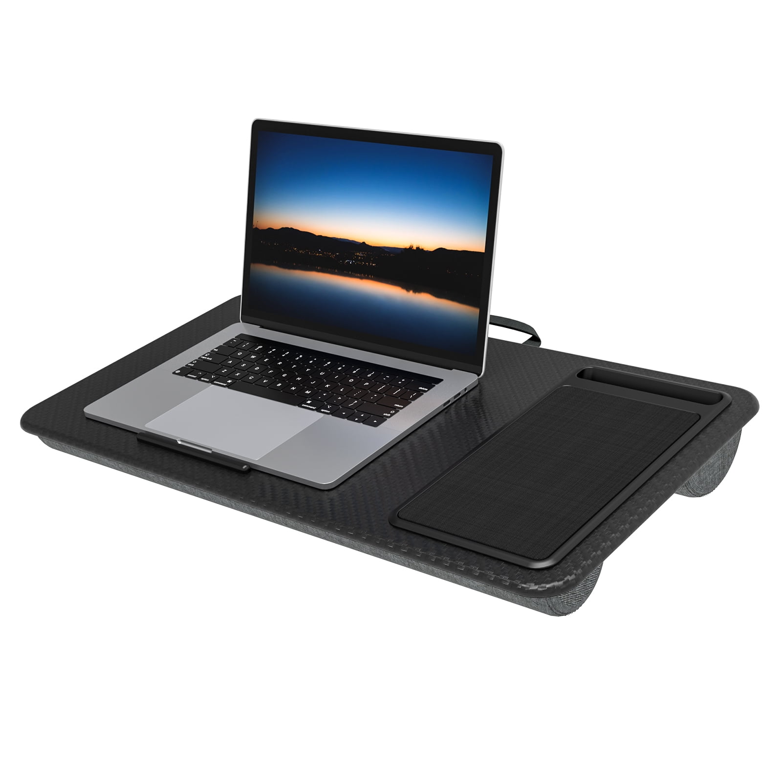 Lap Desk 21.1"x12", Portable Lap Desk for Laptop, Laptop Lap Pad with ...
