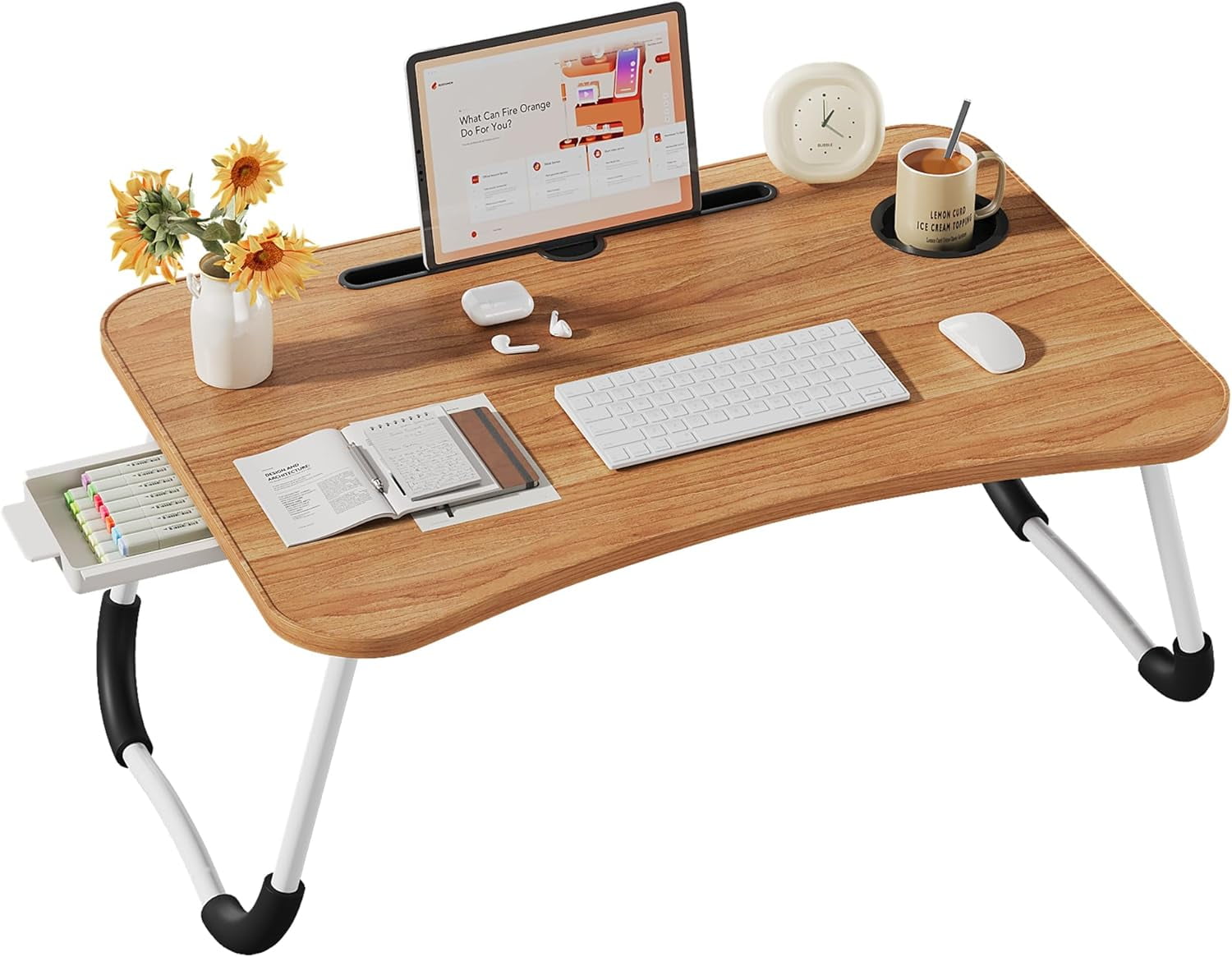 Lap Desk Bed Trays for Eating and Laptops Breakfast in Tray Sofa/Couch ...