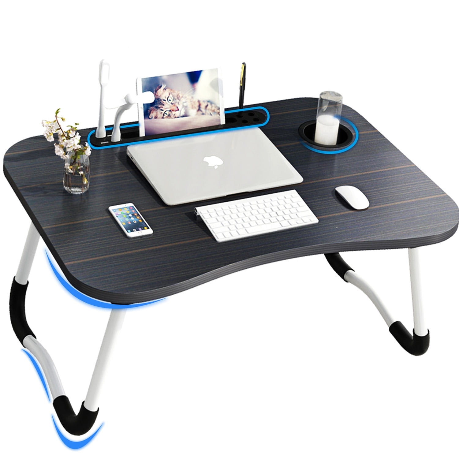 "HKEEY Lightweight, Collapsible, Foldable Lap Desk, 23.6"" Portable ...
