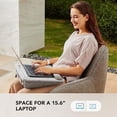 Lap Laptop Desk - Portable Lap Desk with Pillow Cushion, Fits up to 15. ...